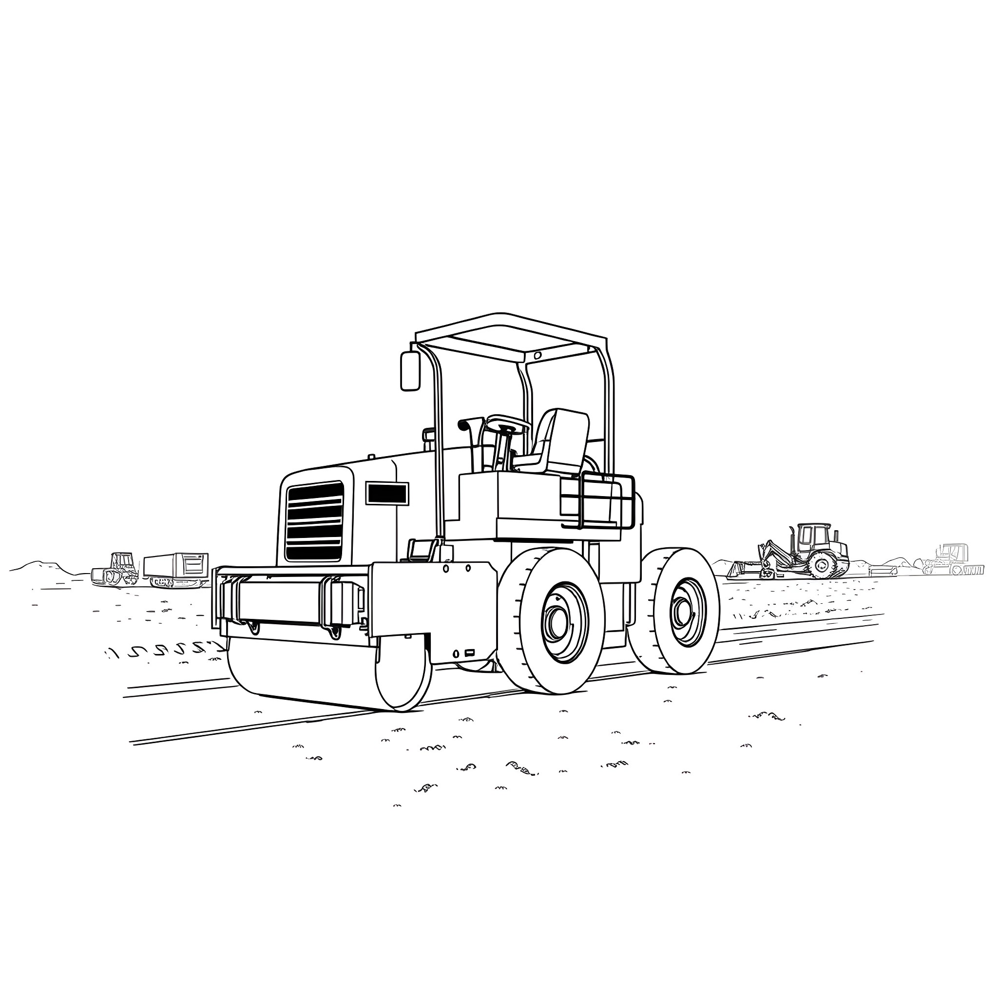 37 Best Asphalt Paver Coloring Pages (Free Printable PDFs)