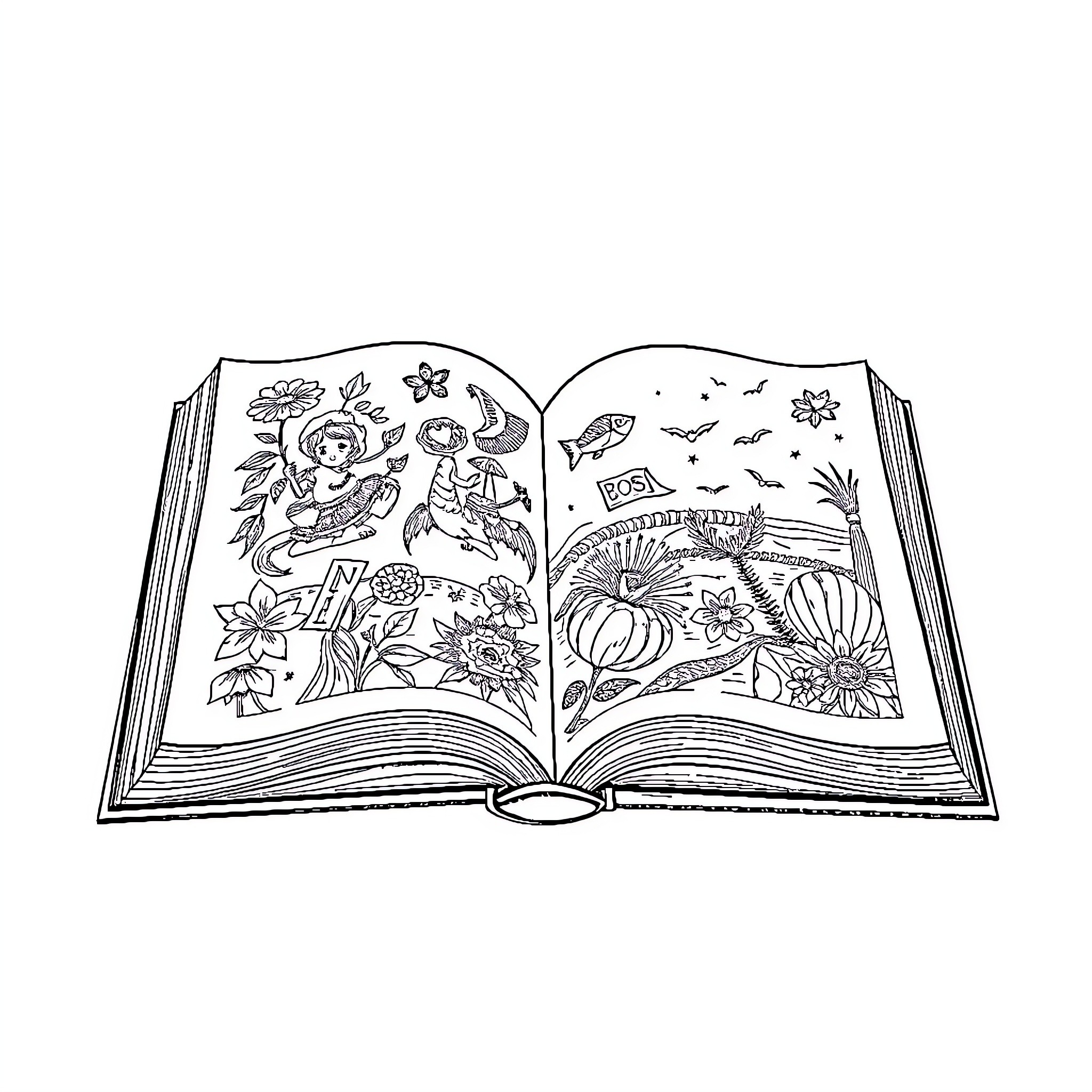 143 Best Book Coloring Pages (Free Printable PDFs)