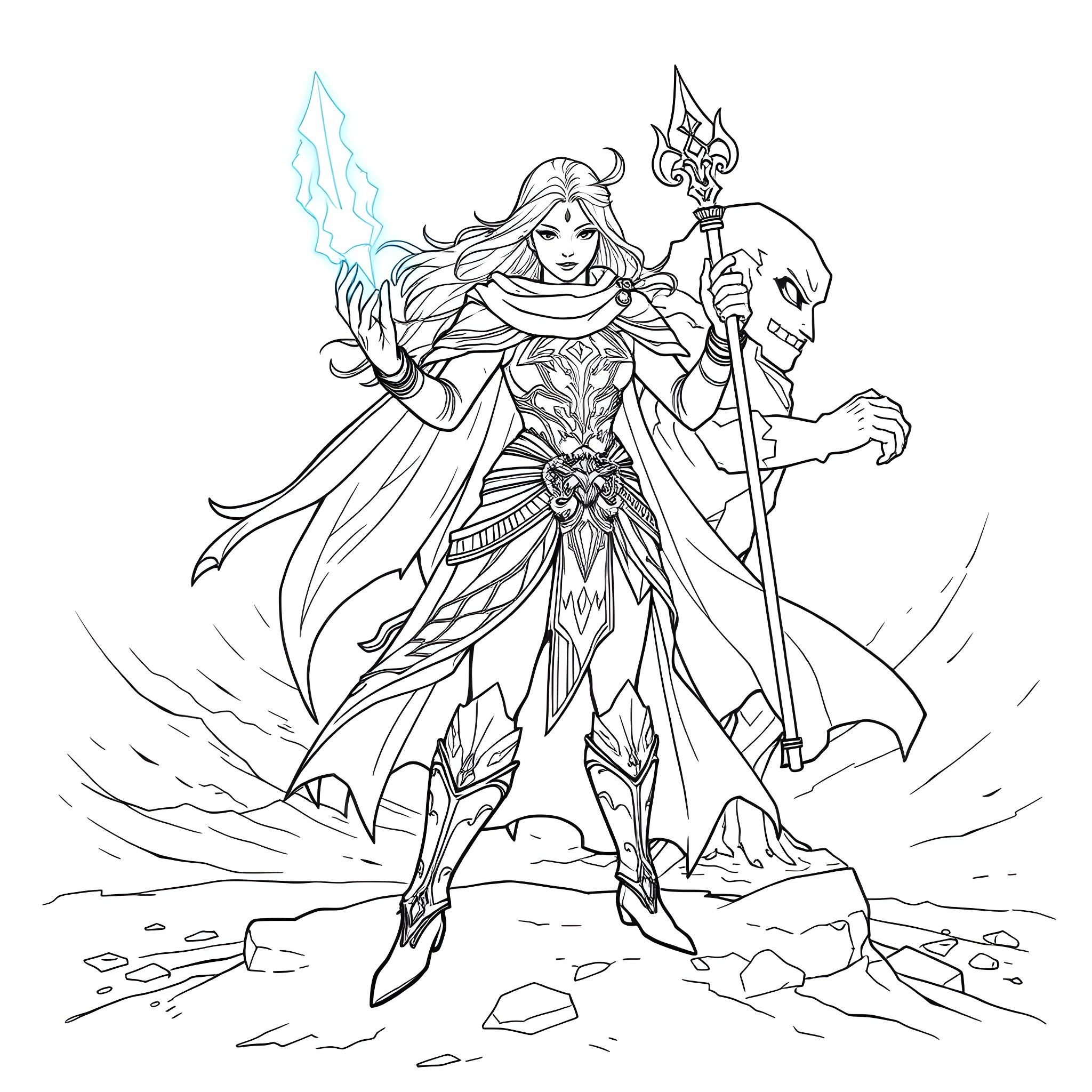 1 Best Crystal Maiden Coloring Pages (Free Printable PDFs)