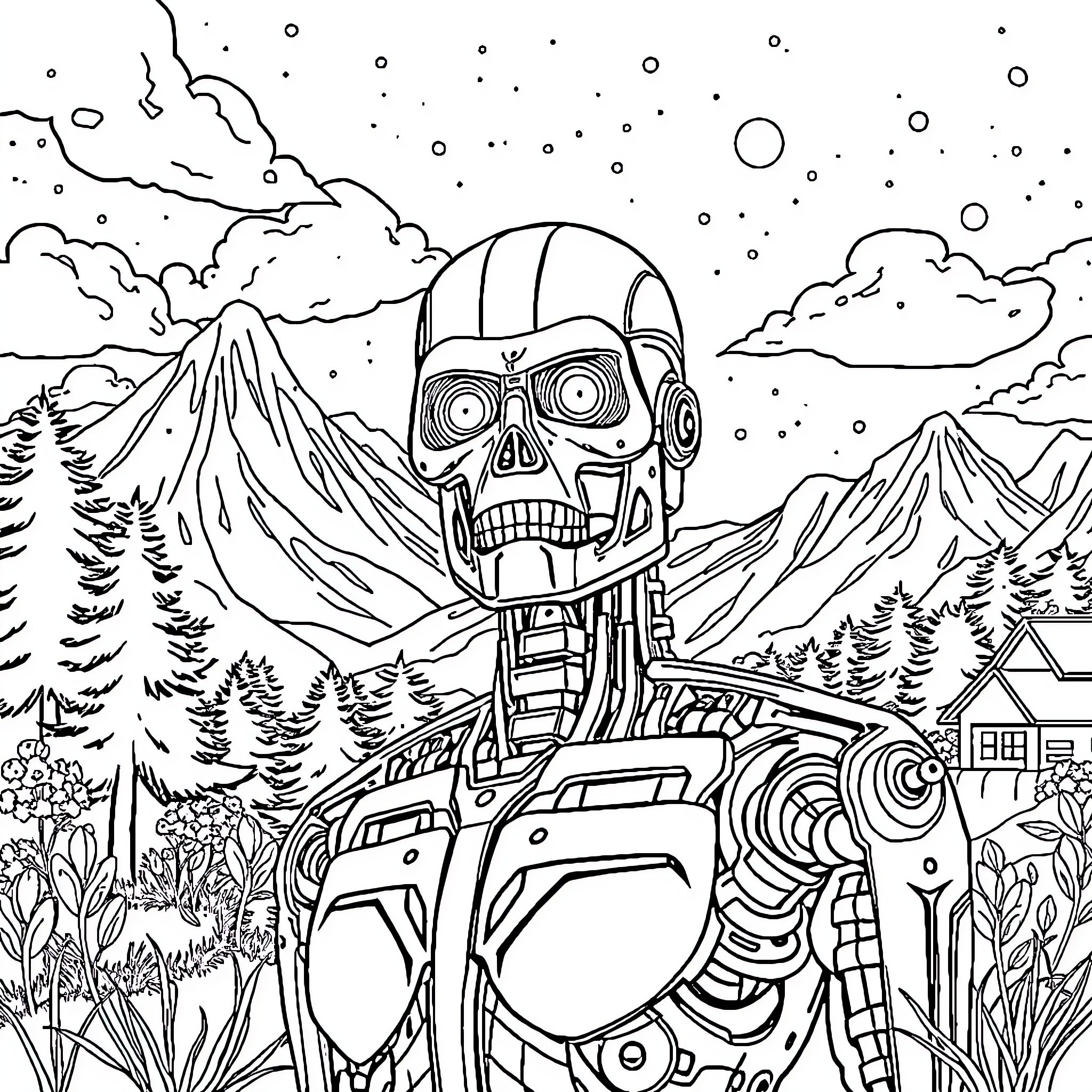 33 Best Terminator Coloring Pages (Free Printable PDFs)