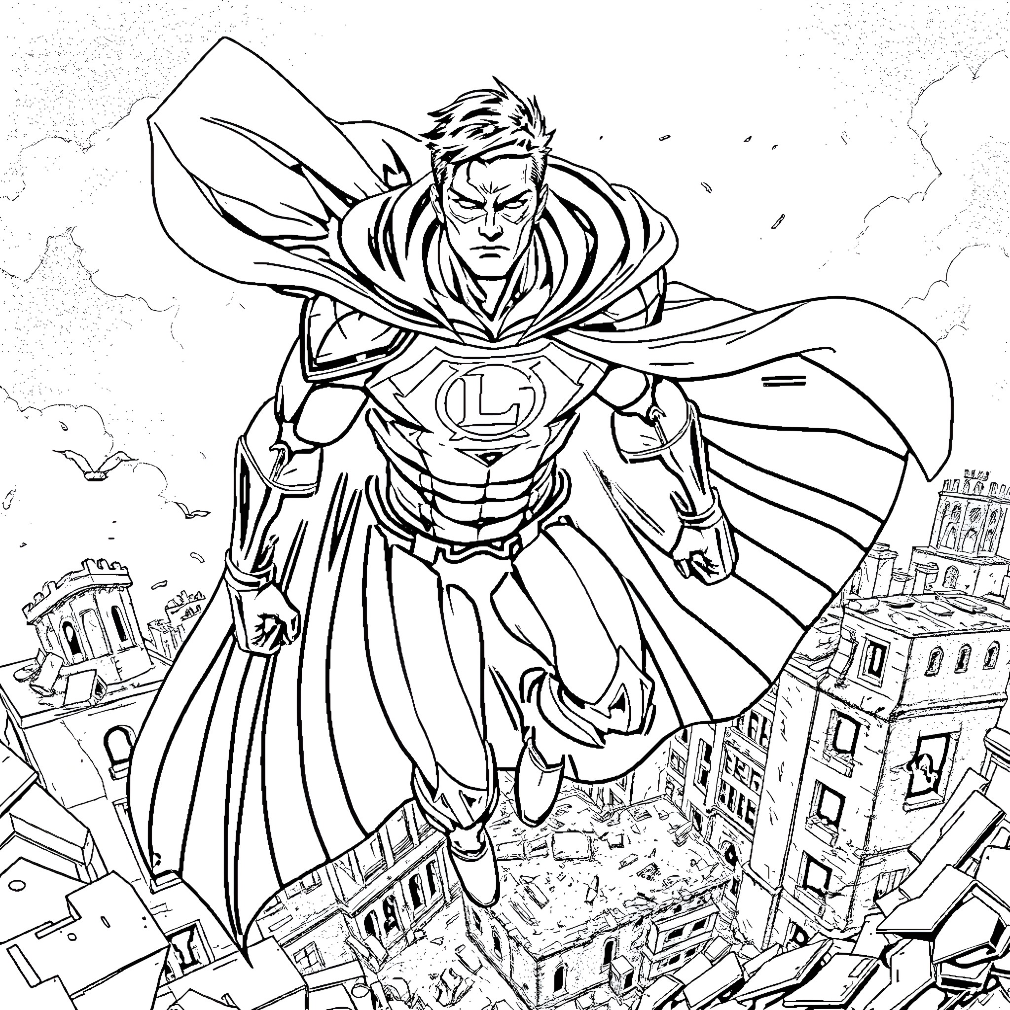 Best Superhero Coloring Pages (Free Printable PDF)
