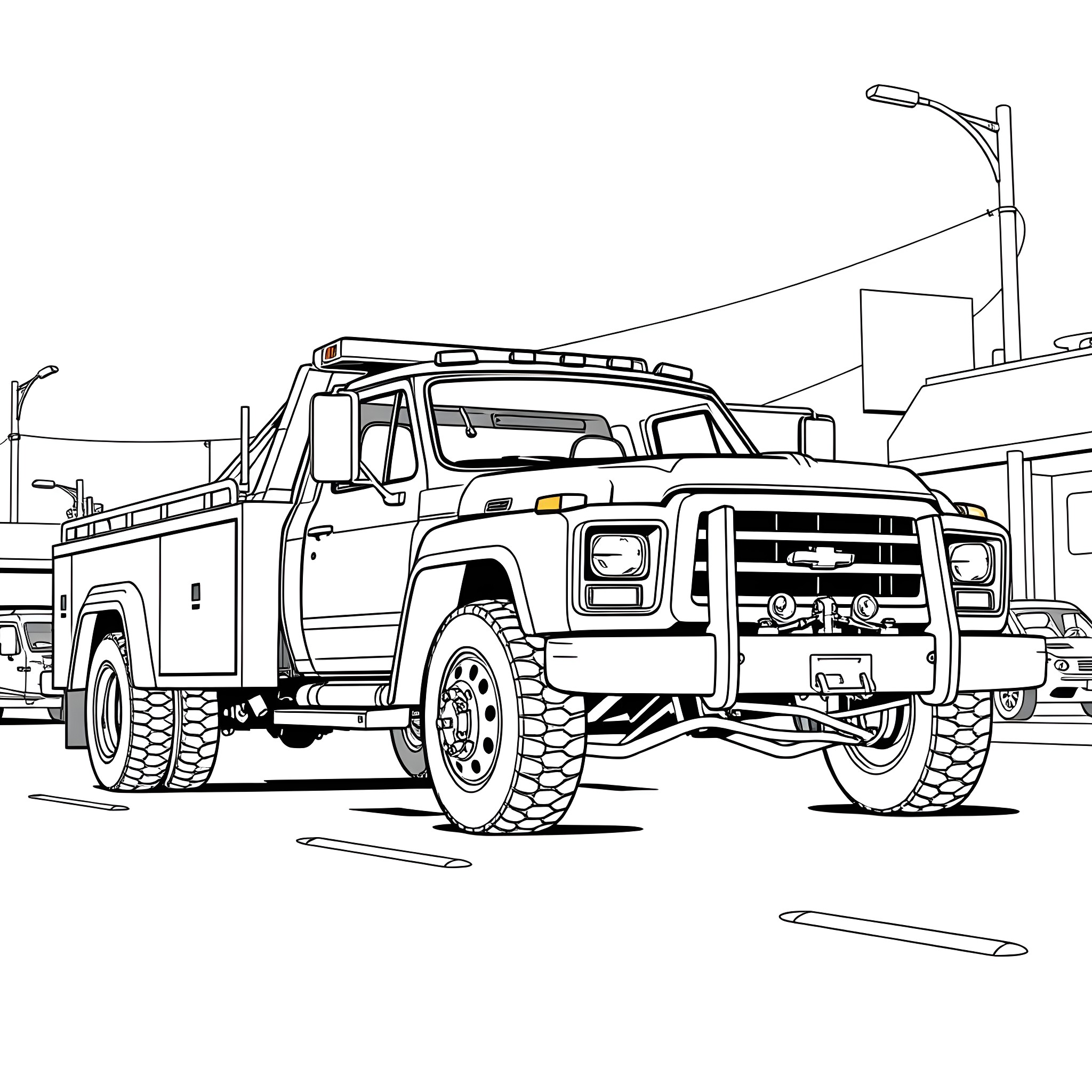54 Best Wrecker Coloring Pages (Free Printable PDFs)