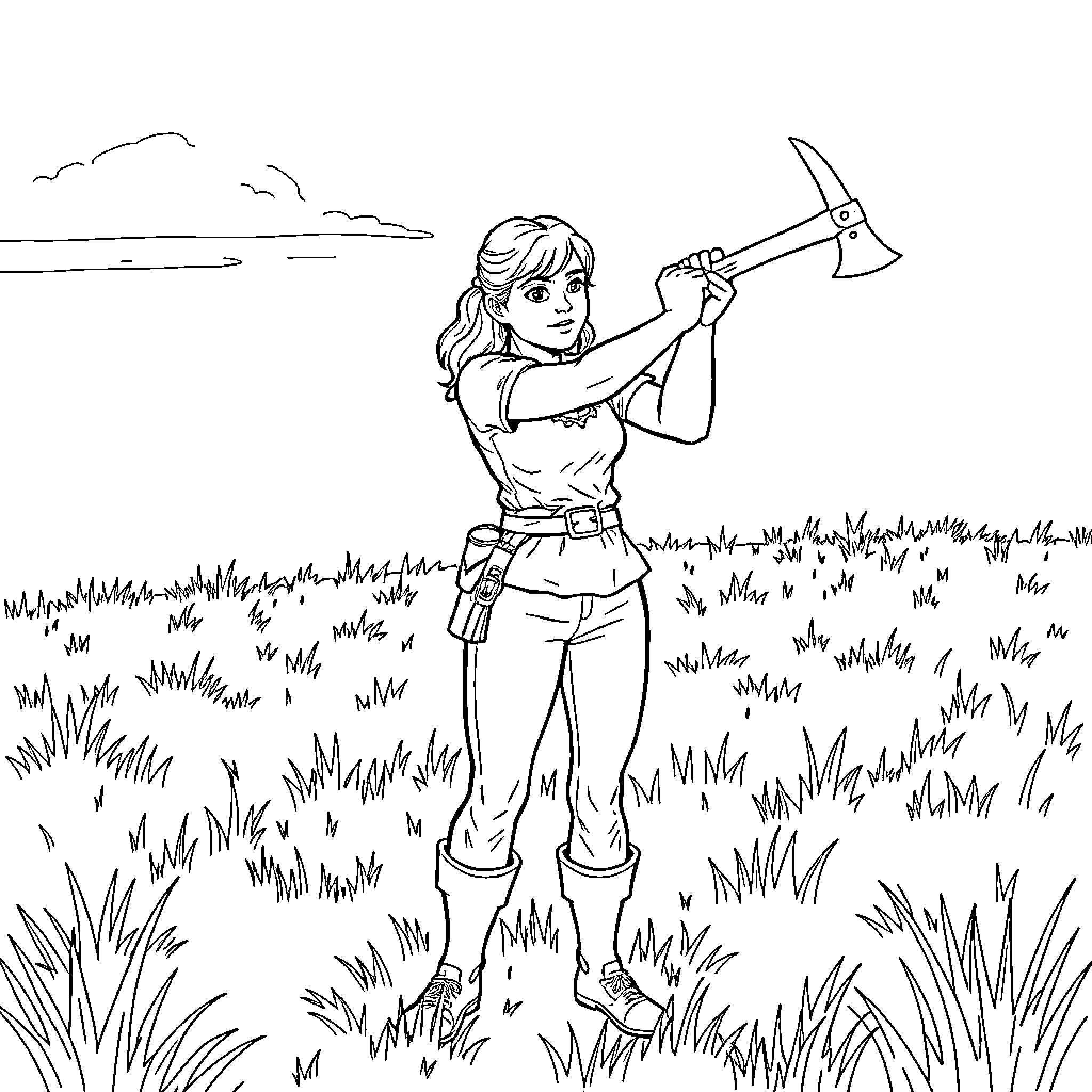 Best Axe Coloring Pages (Free Printable PDF)