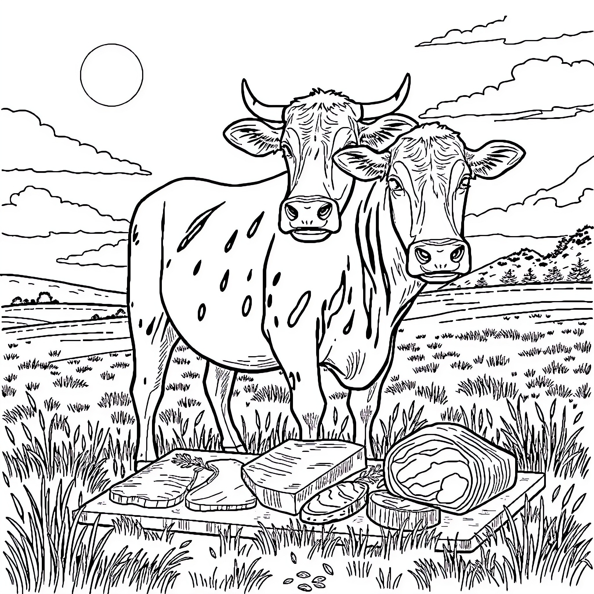 Best Angus Cow Coloring Pages (Free Printable PDF)