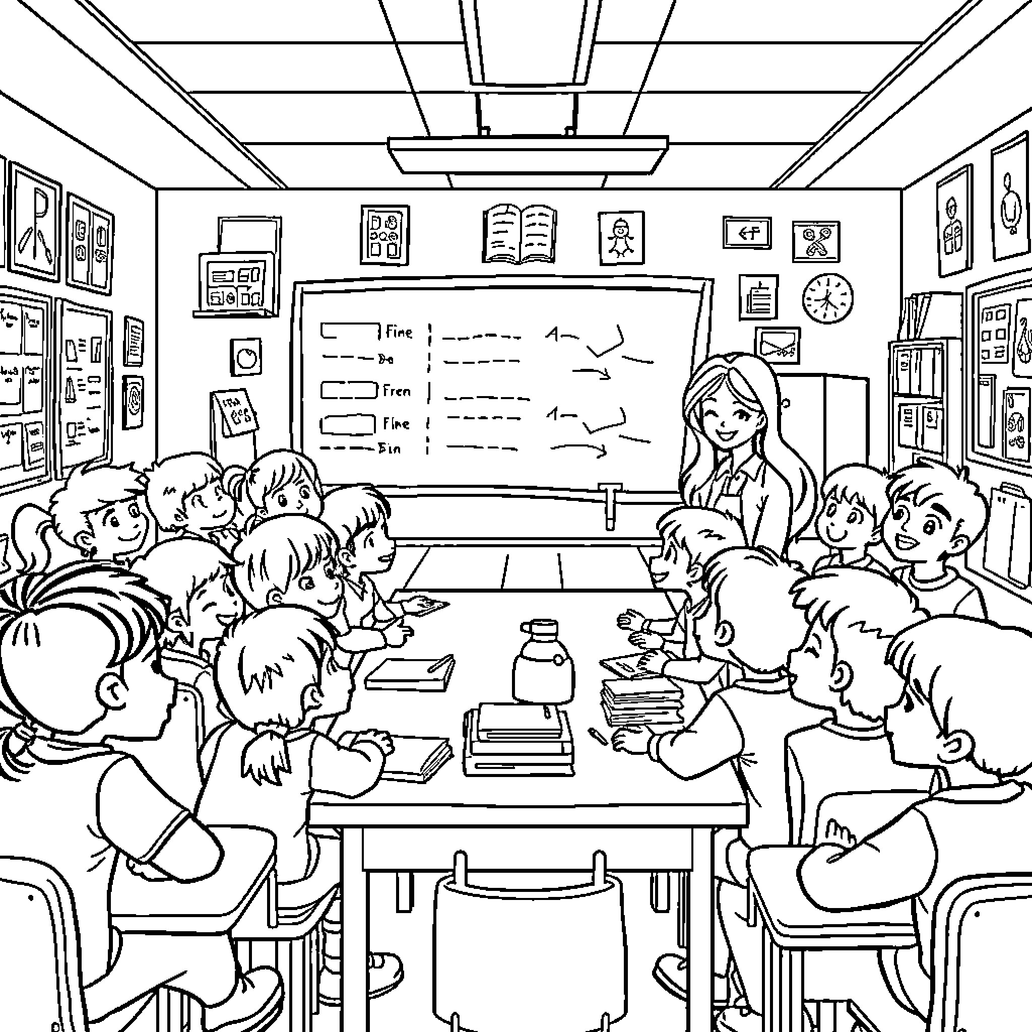 Best Student Coloring Pages (Free Printable PDF)
