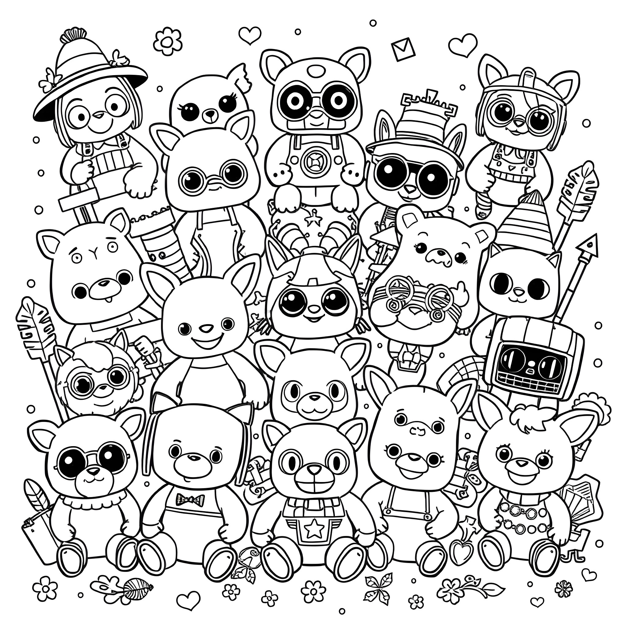 Best Toy Coloring Pages (Free Printable PDF)
