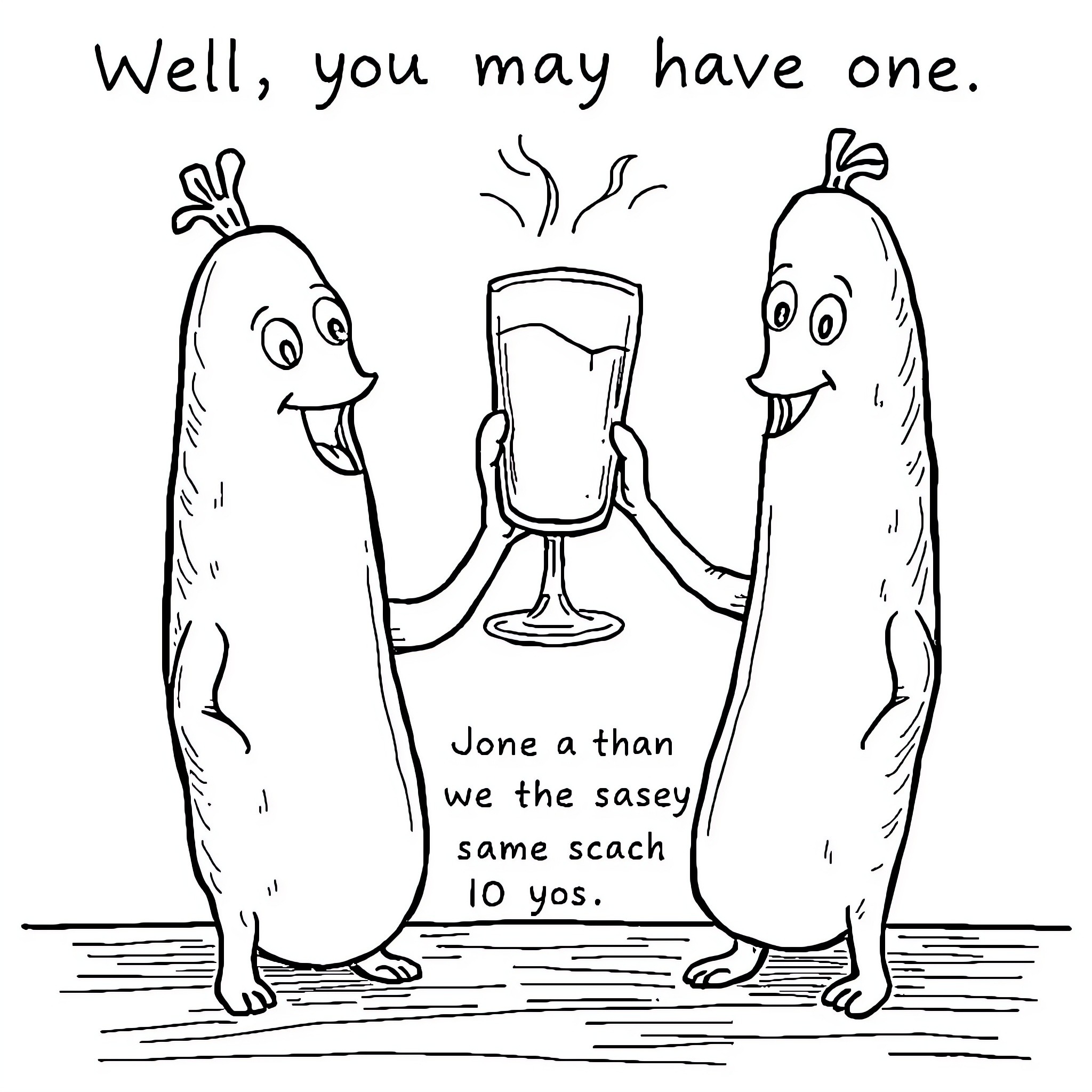 Best Wurst Coloring Pages (Free Printable PDF)