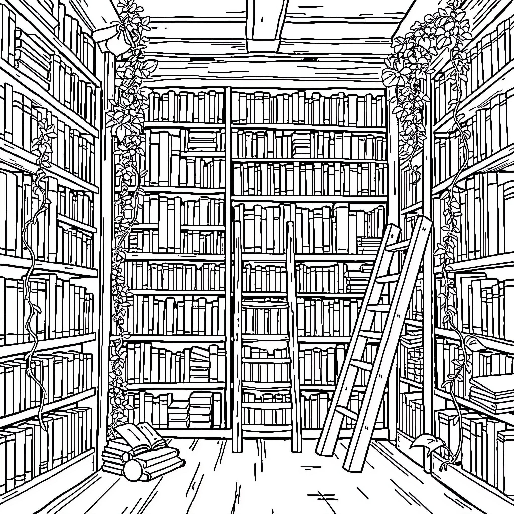 22 Best Library Coloring Pages (Free Printable PDFs)