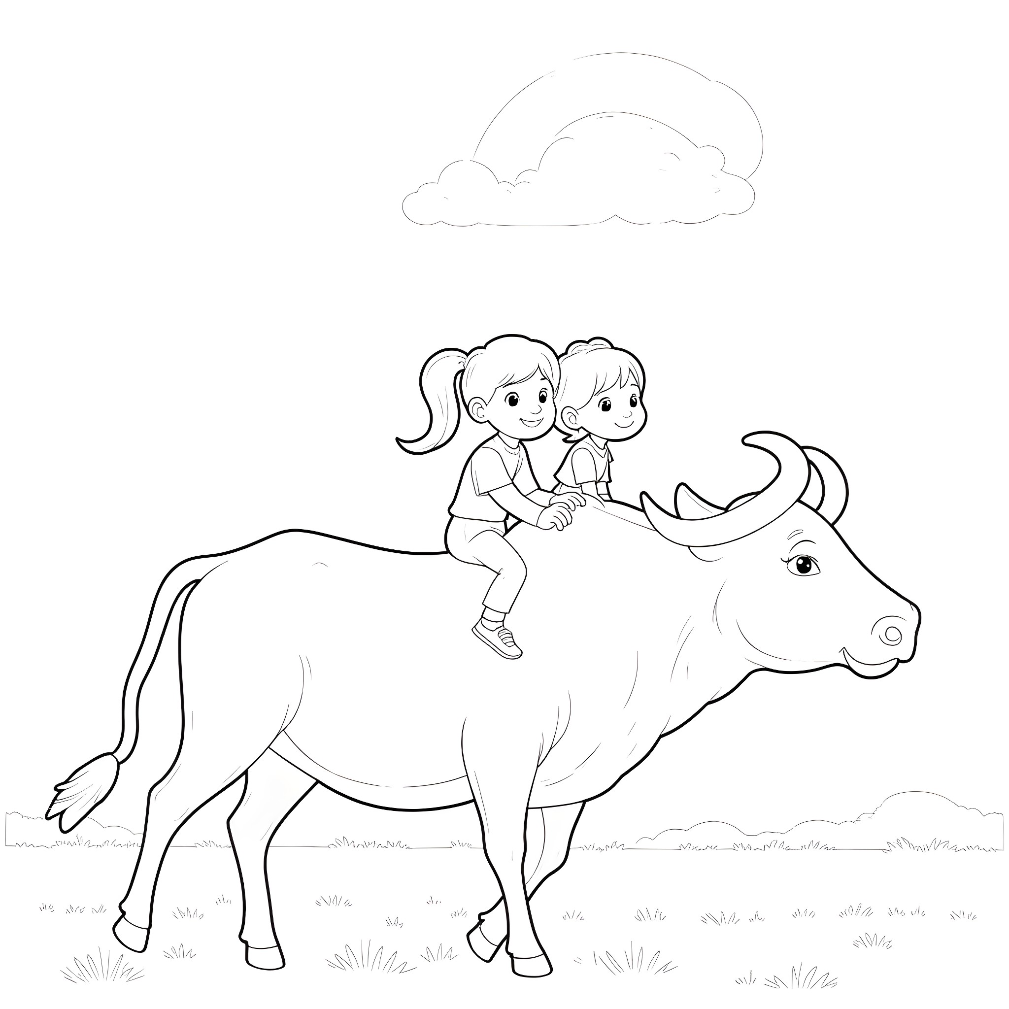 7 Best Water Buffalo Coloring Pages (Free Printable PDFs)