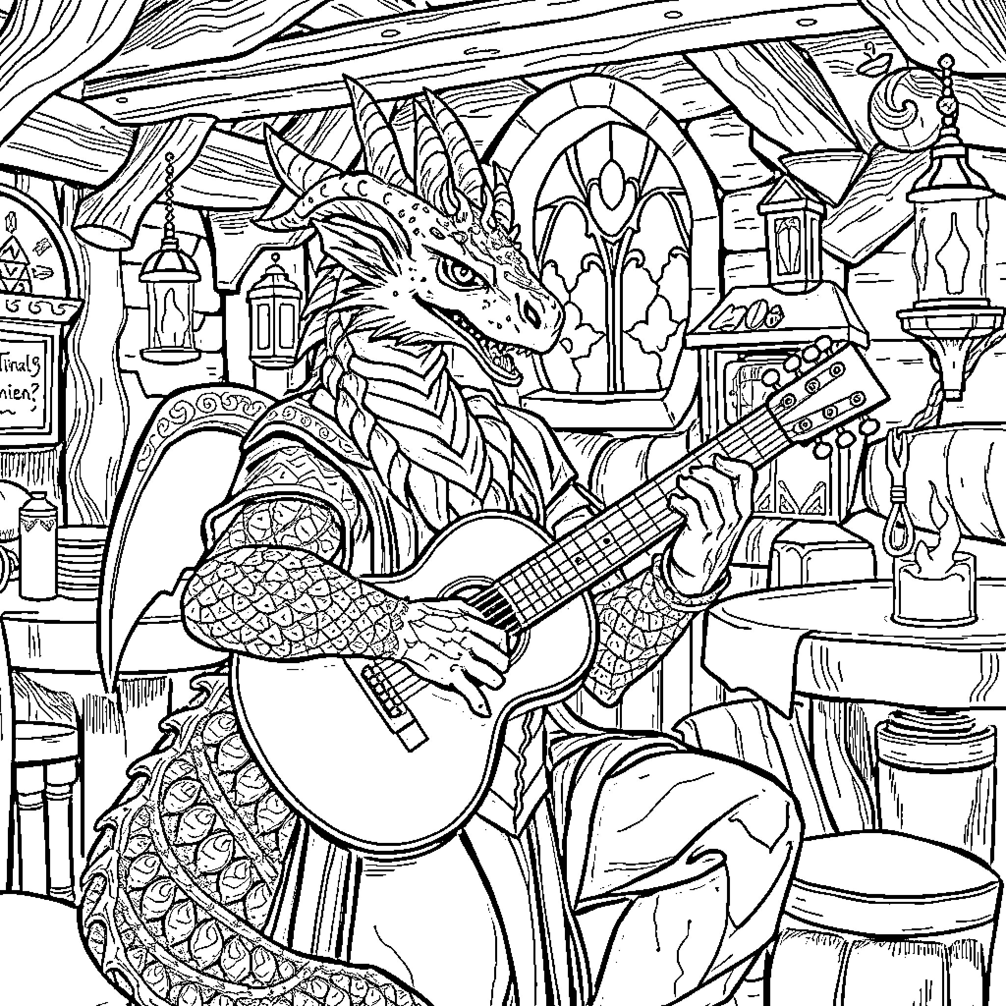 Best Dragonborn Coloring Pages (Free Printable PDF)