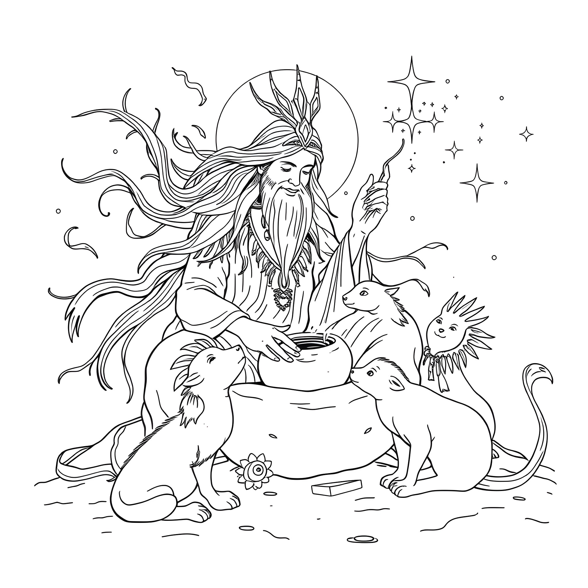 1 Best Great Spirit Coloring Pages (Free Printable PDFs)