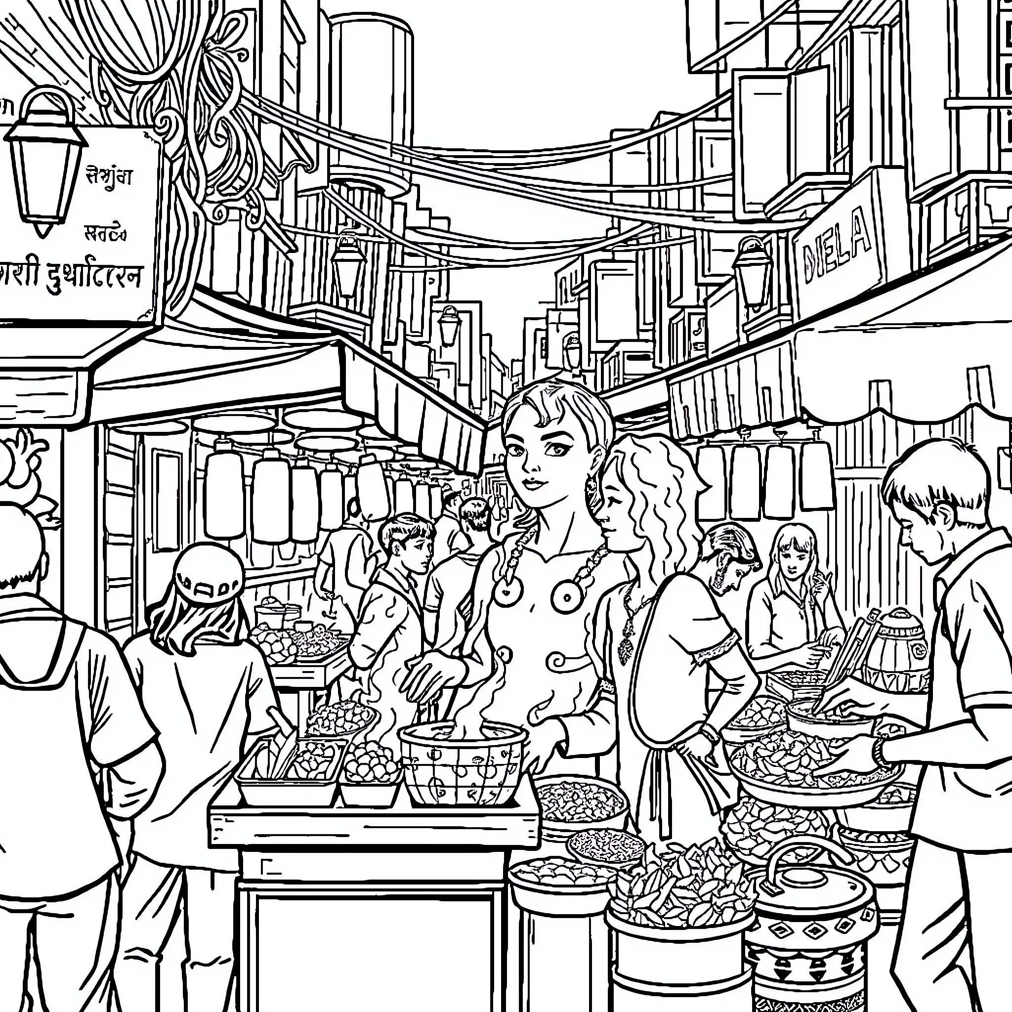 Best Food Coloring Pages (Free Printable PDF)