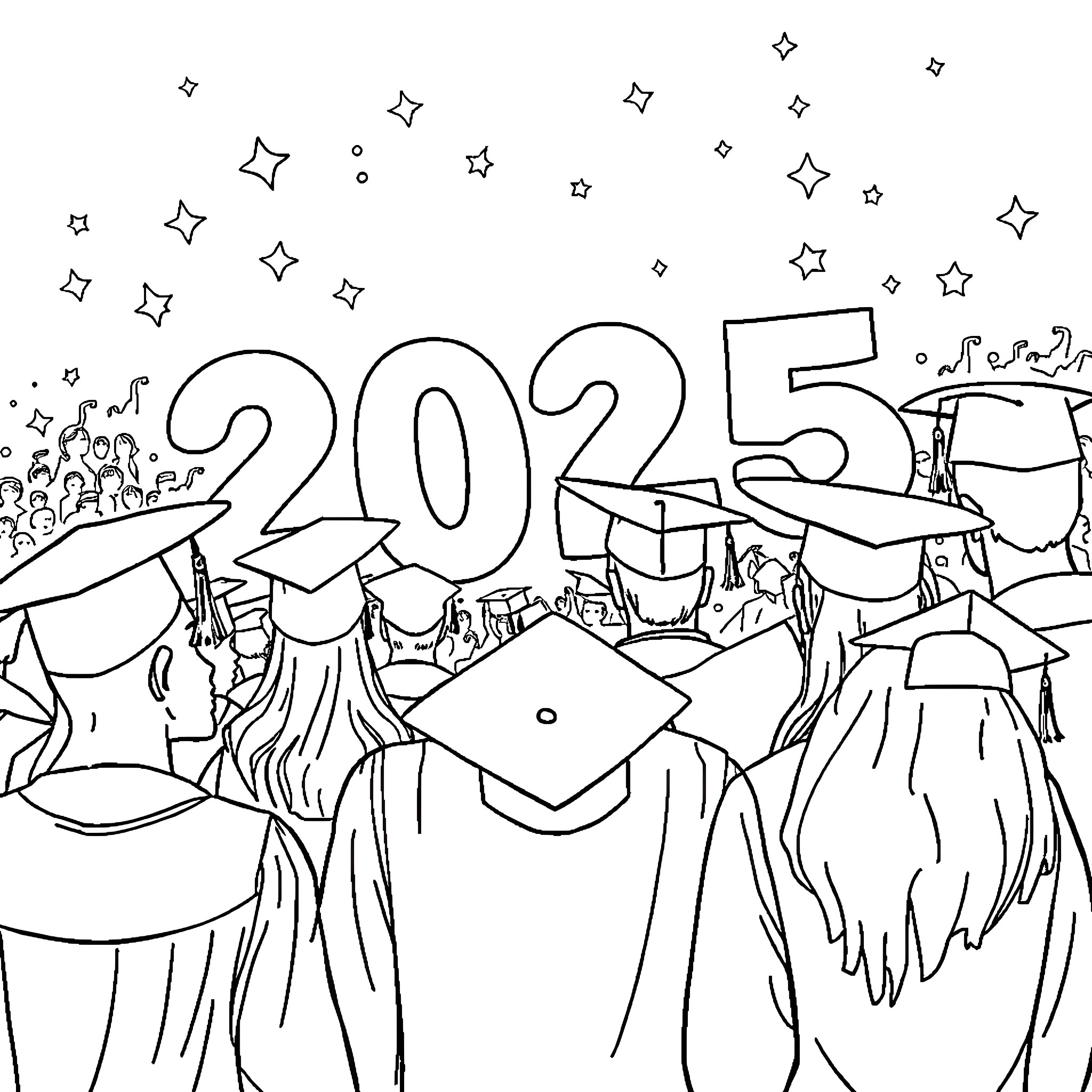 10 Best Graduation Coloring Pages (Free Printable PDFs)