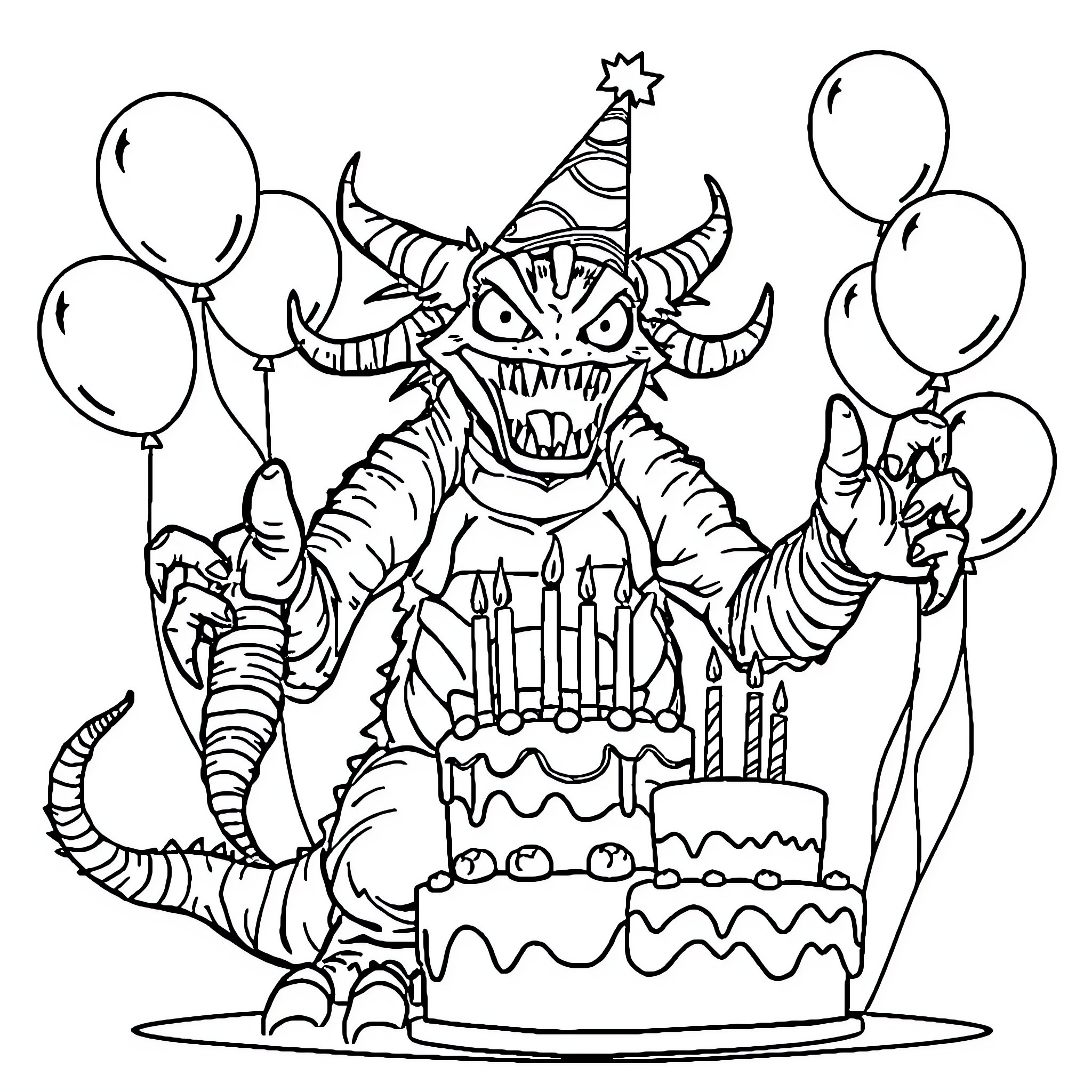 Best Demogorgon Coloring Pages (Free Printable PDF)