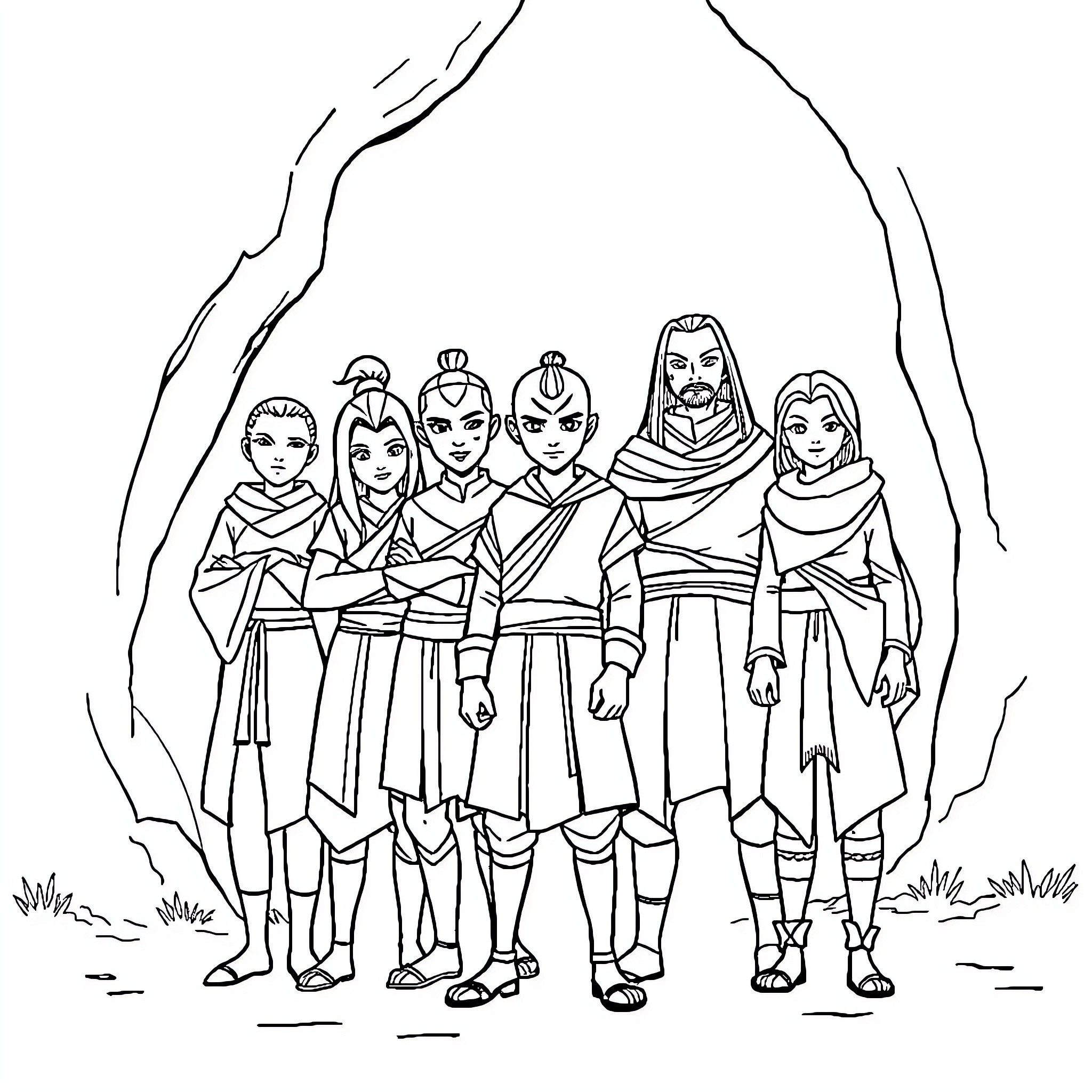 Best Avatar Coloring Pages (Free Printable PDF)