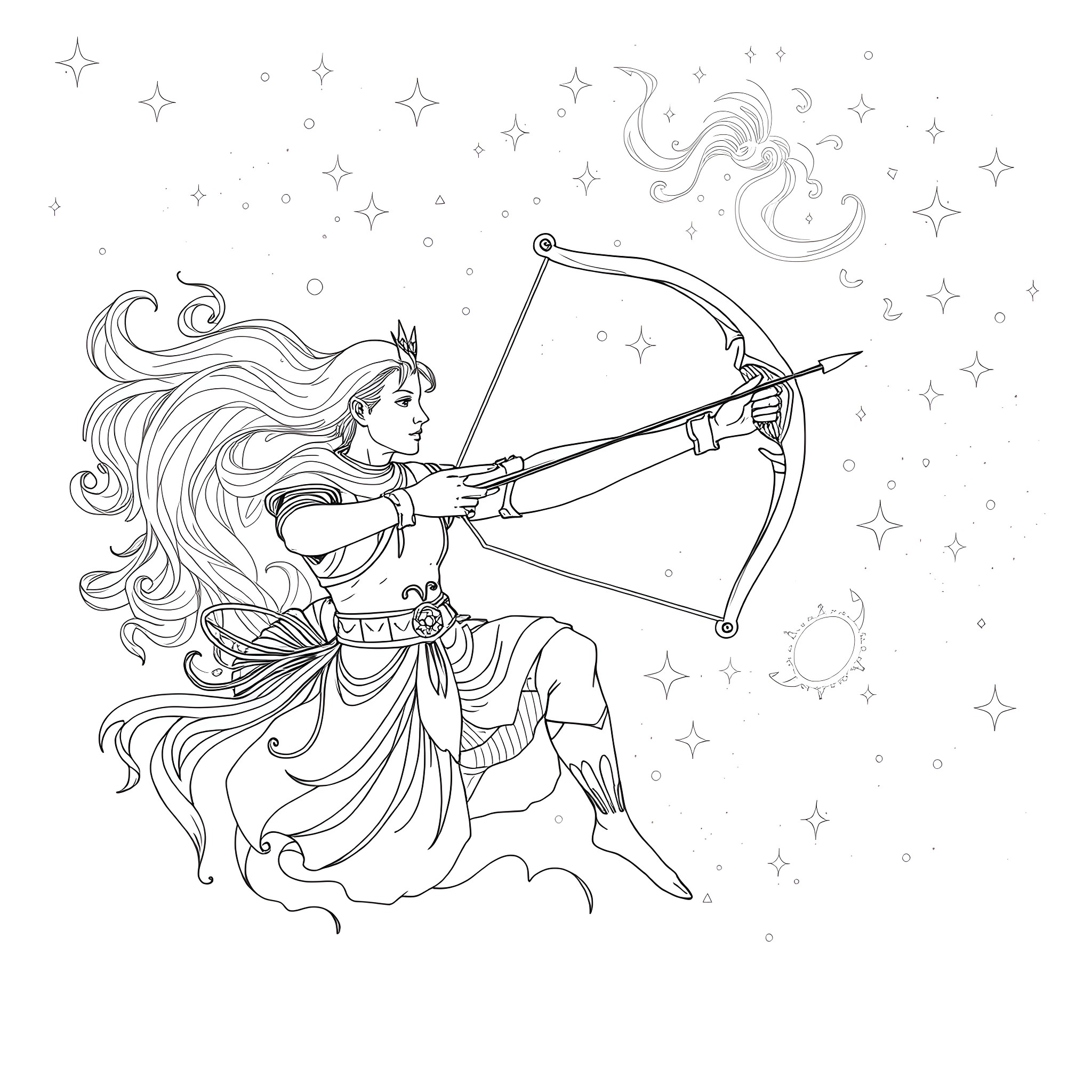 Best Sagittarius Coloring Pages (Free Printable PDF)