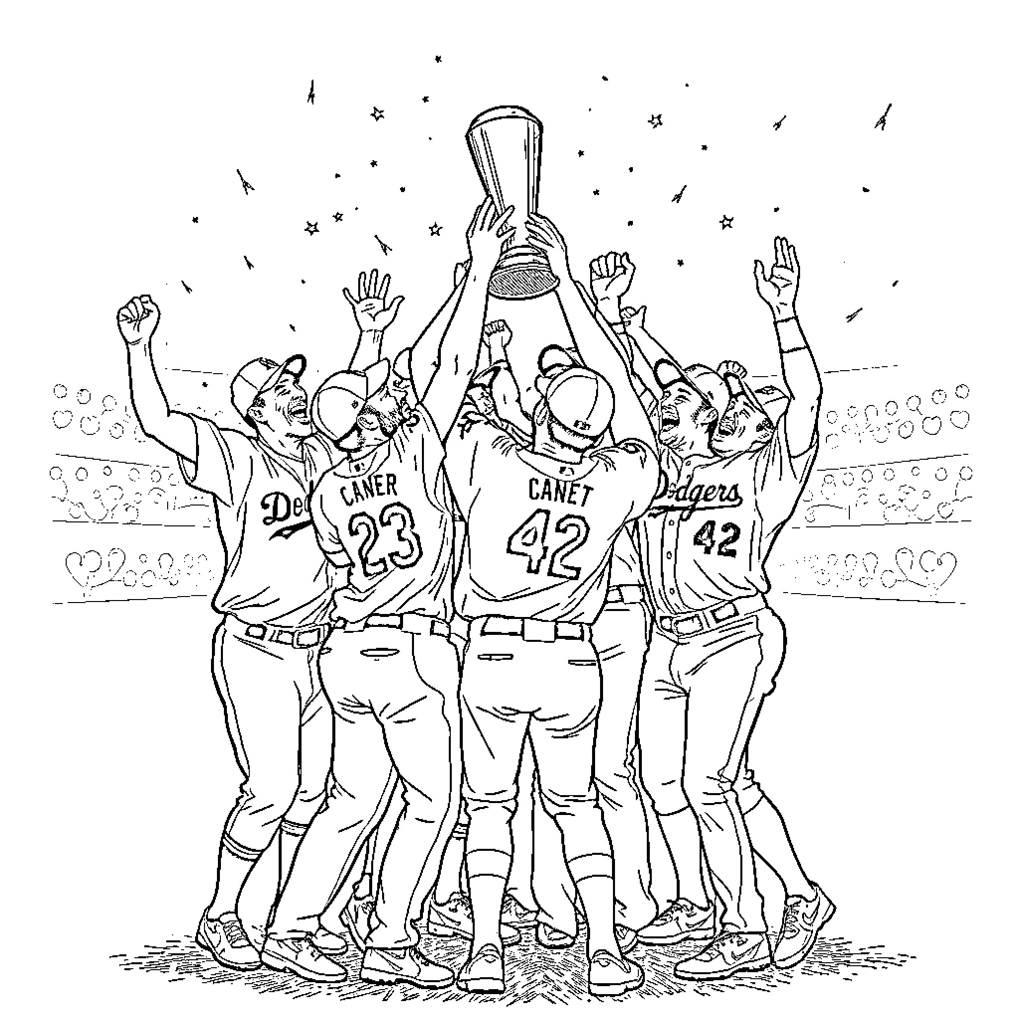 Best Dodgers Coloring Pages (Free Printable PDF)