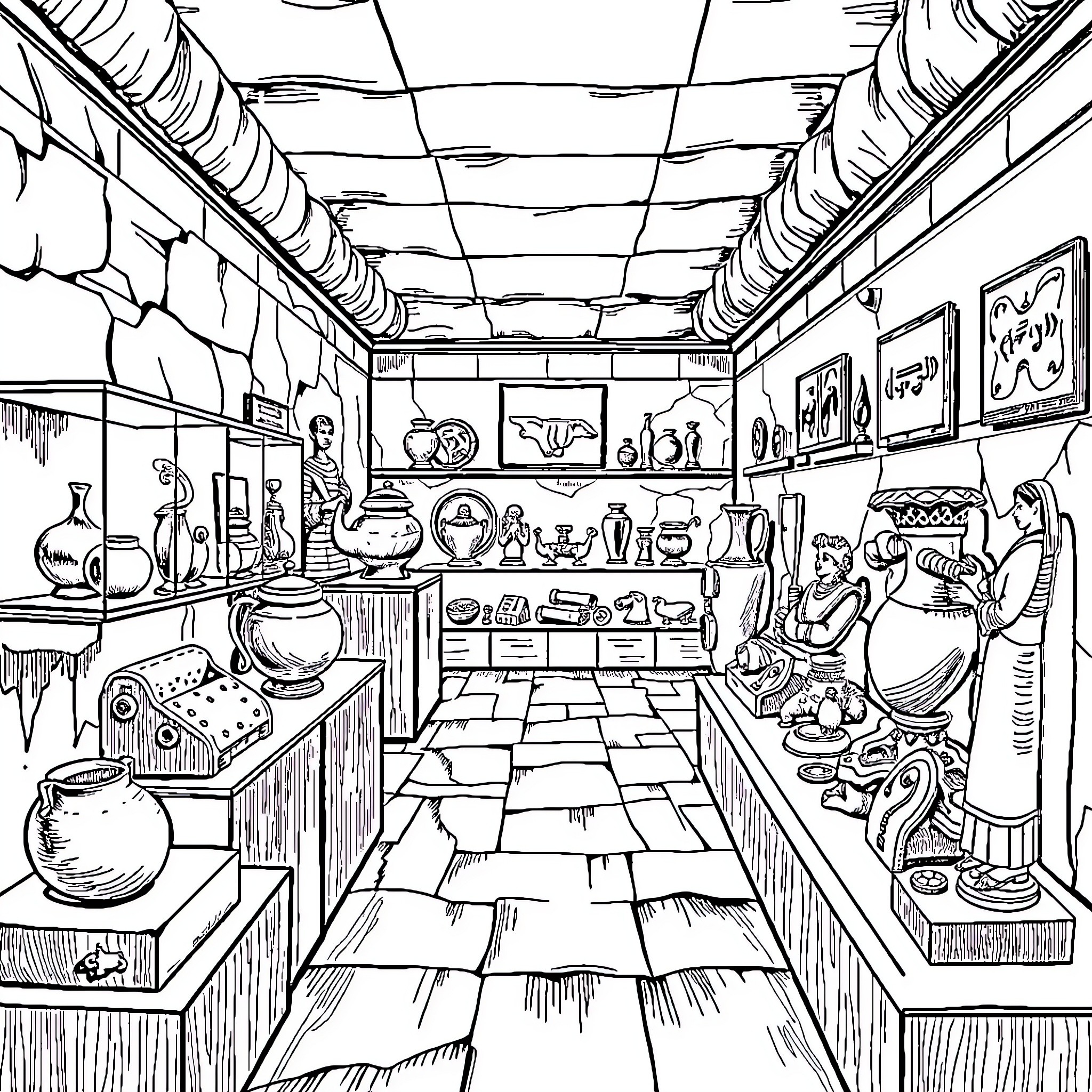 Best Ancient Coloring Pages (Free Printable PDF)