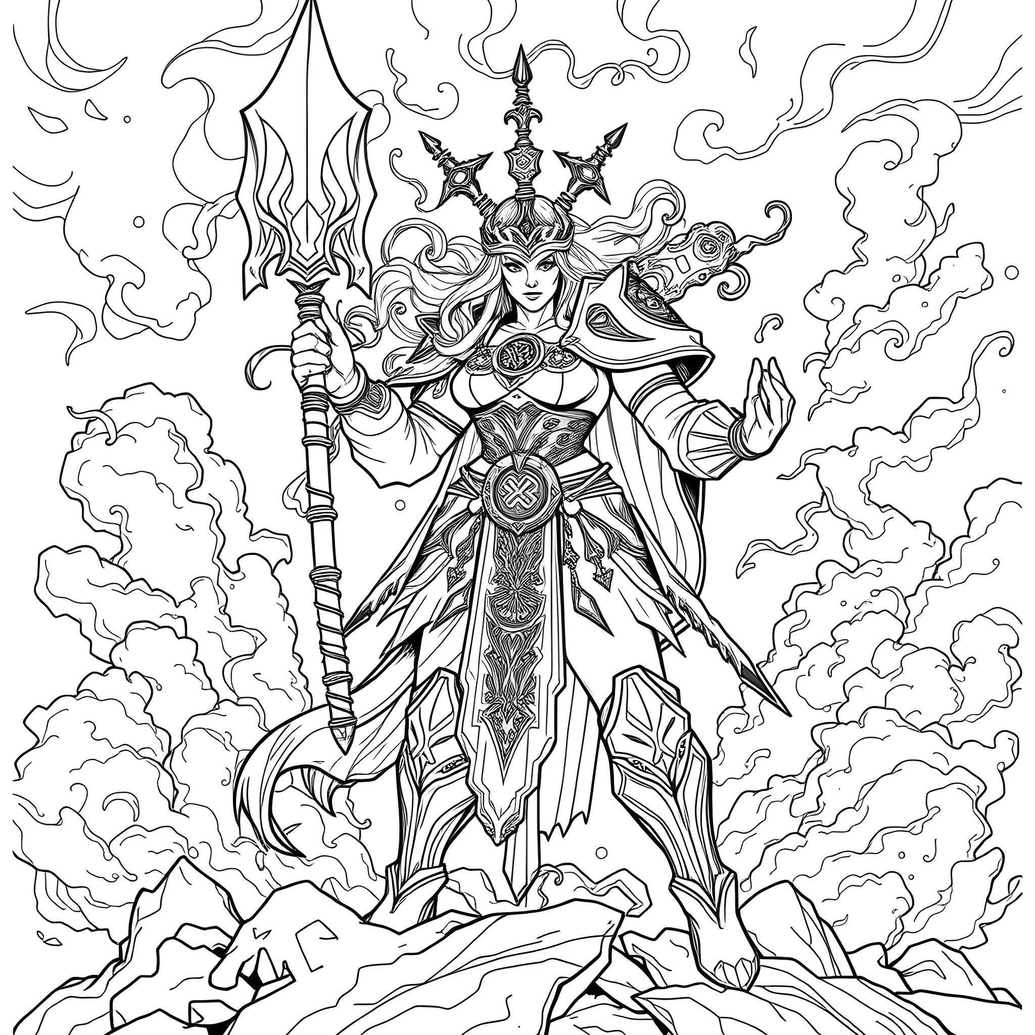 Best Goddess Coloring Pages (Free Printable PDF)