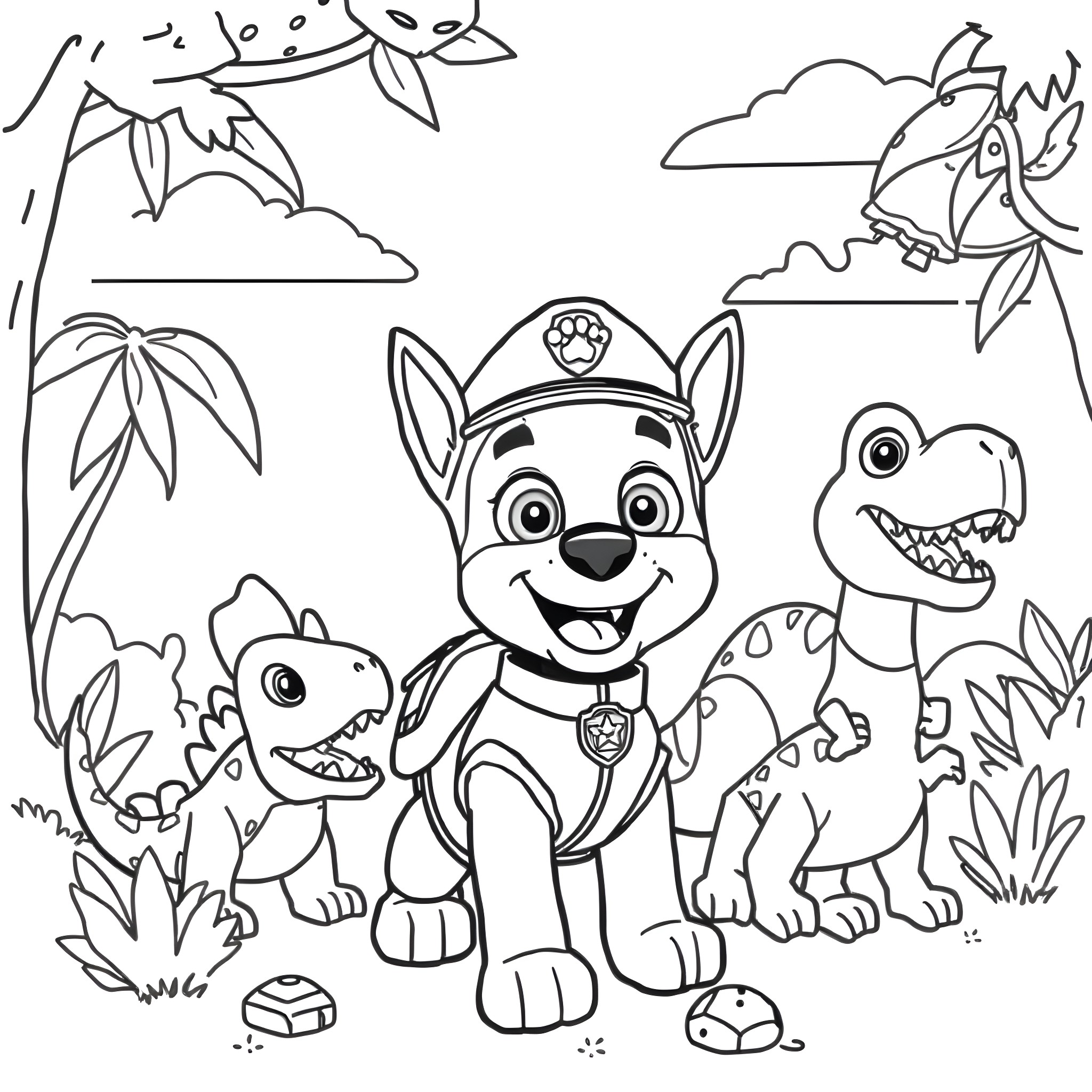115 Best Chase Coloring Pages (Free Printable PDFs)