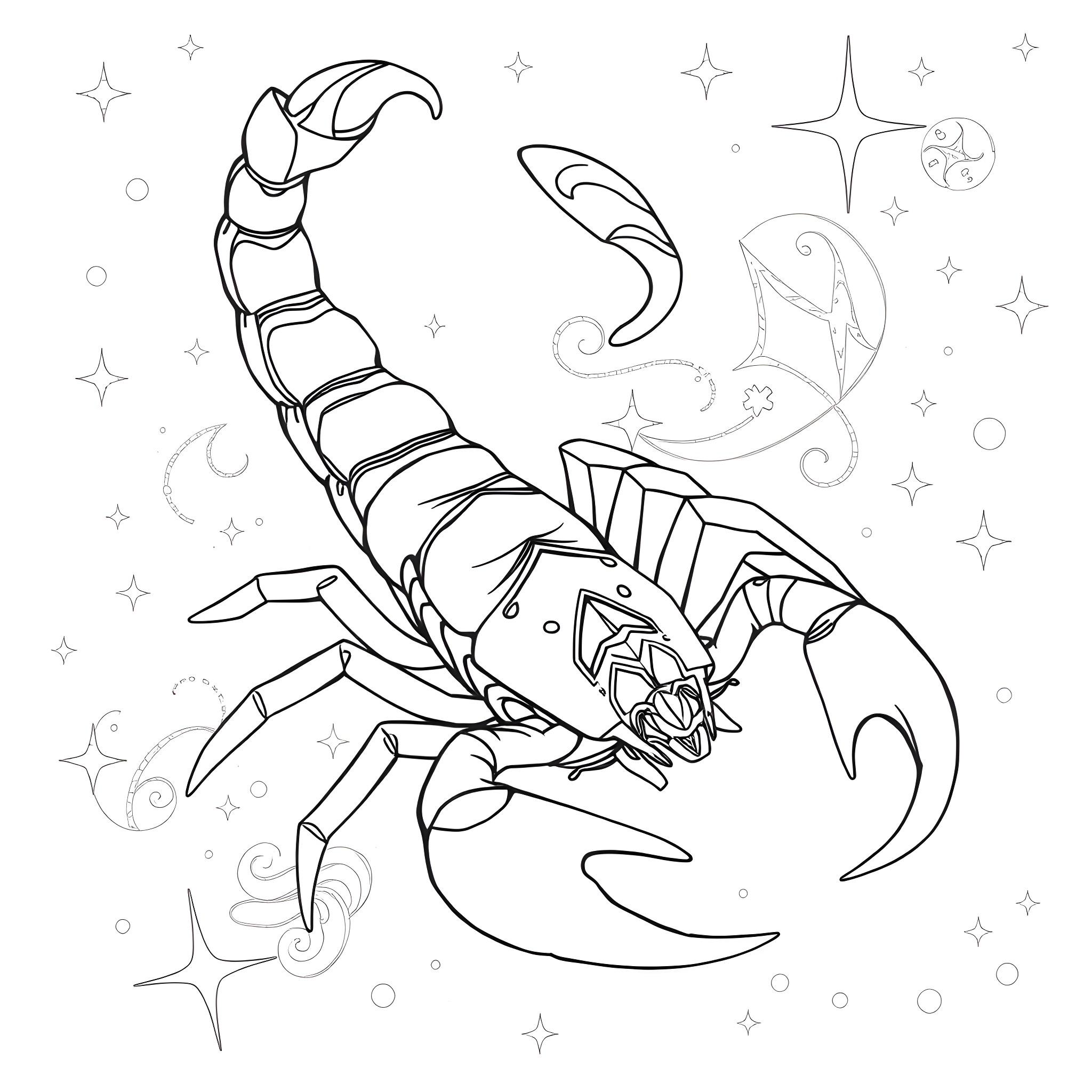 Best Scorpio Coloring Pages (Free Printable PDF)