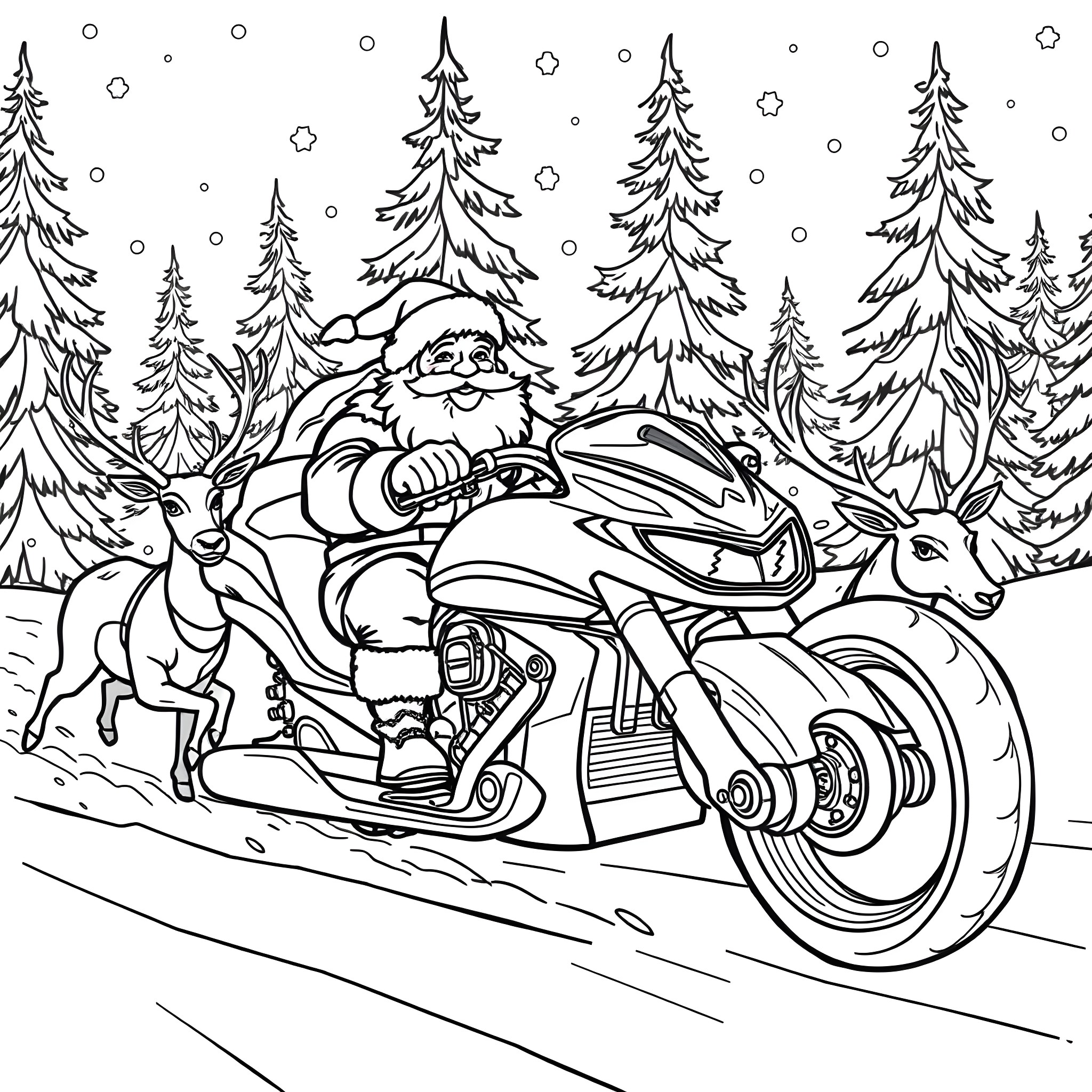 90 Best Santa Claus Coloring Pages (Free Printable PDFs)