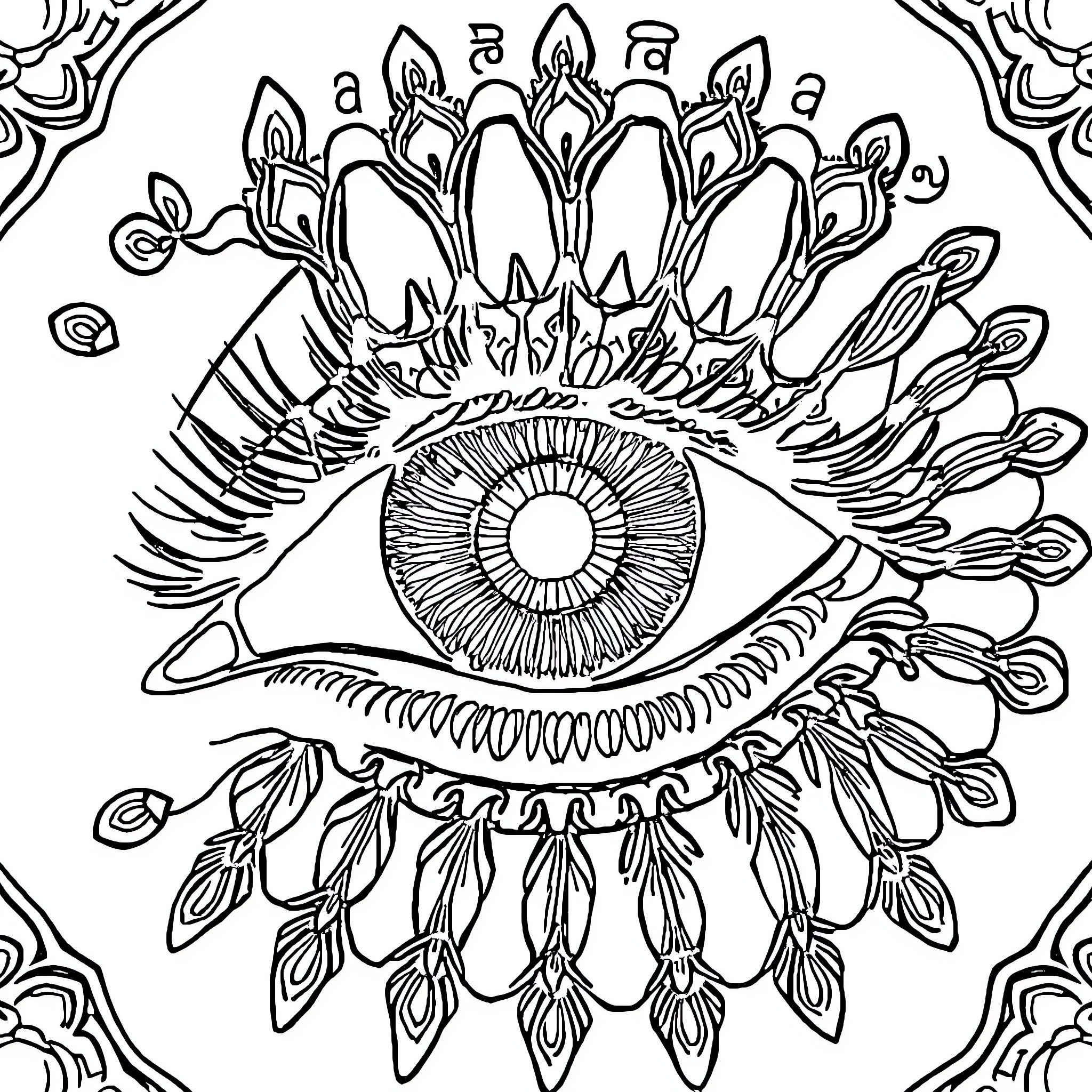 Best Eye Coloring Pages (Free Printable PDF)
