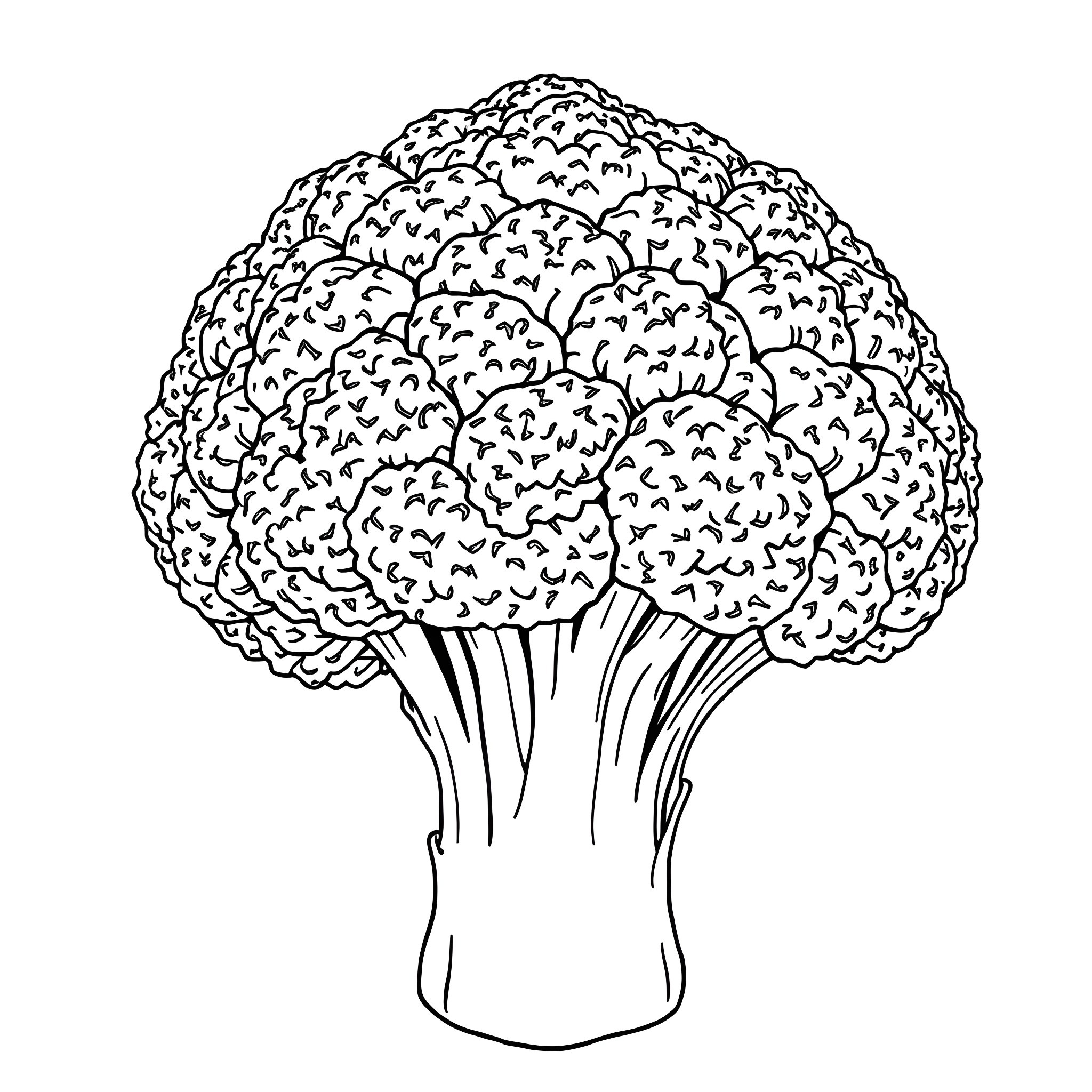 Best Broccoli Coloring Pages (Free Printable PDF)