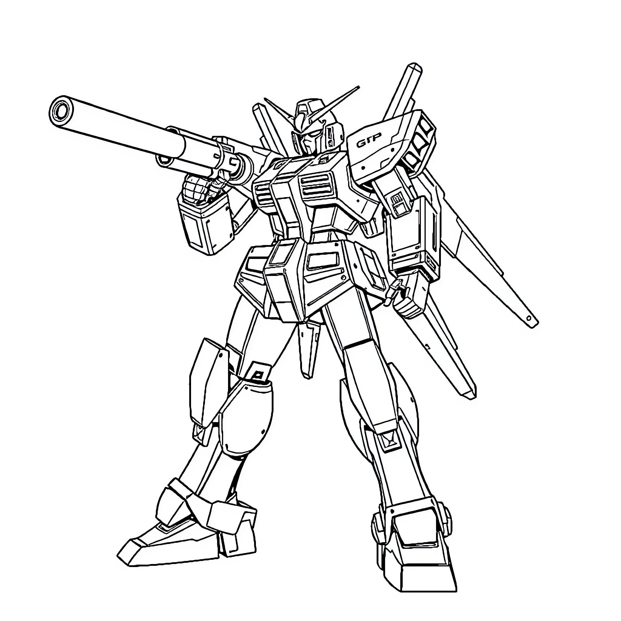 Best Gundam Coloring Pages (Free Printable PDF)