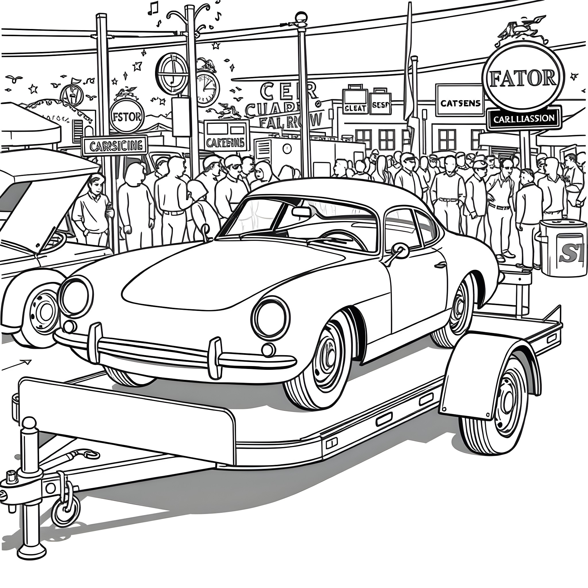 571 Best Car Coloring Pages (Free Printable PDFs)