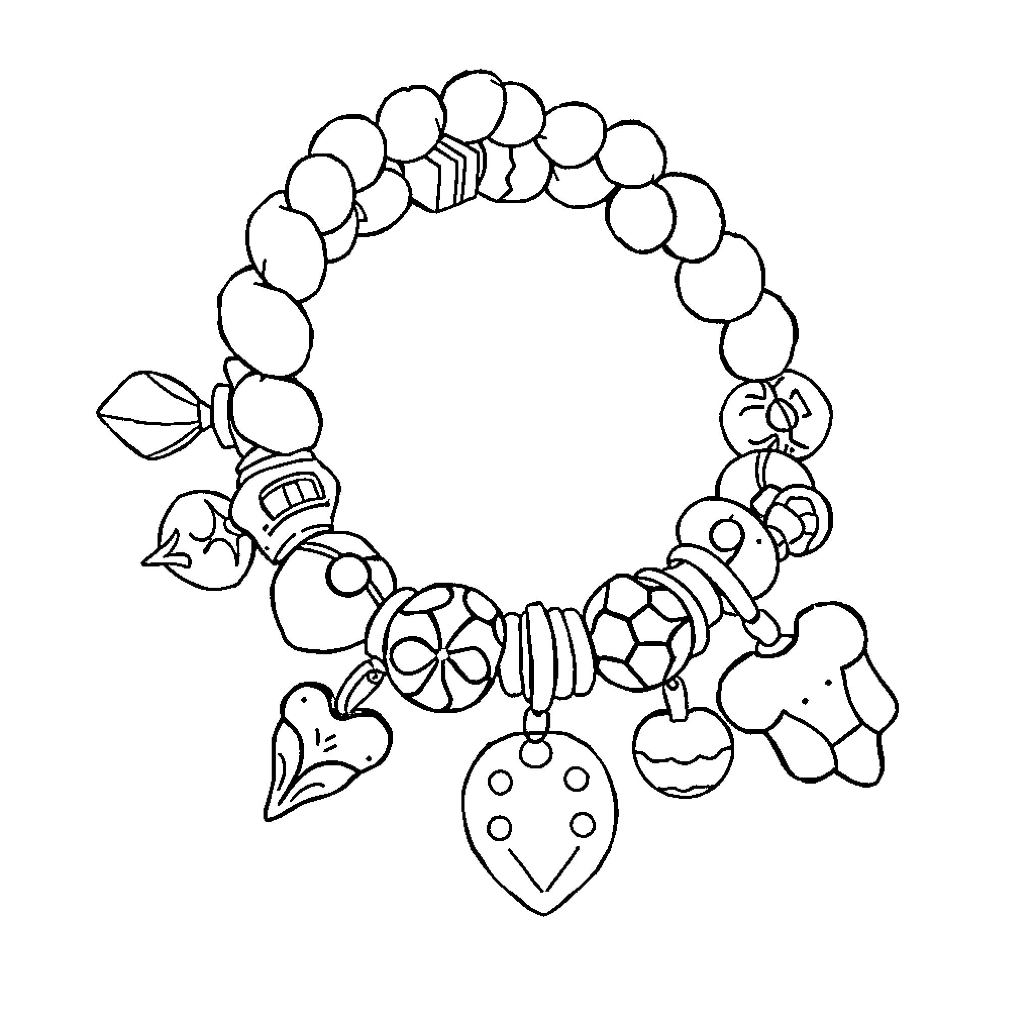 Best Bracelet Coloring Pages (Free Printable PDF)