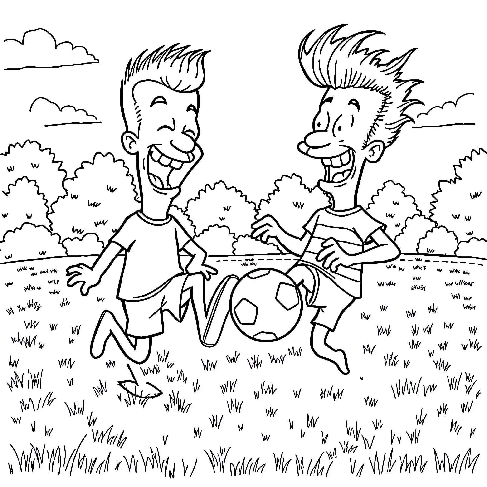 Best Beavis and Butthead Coloring Pages (Free Printable PDF)