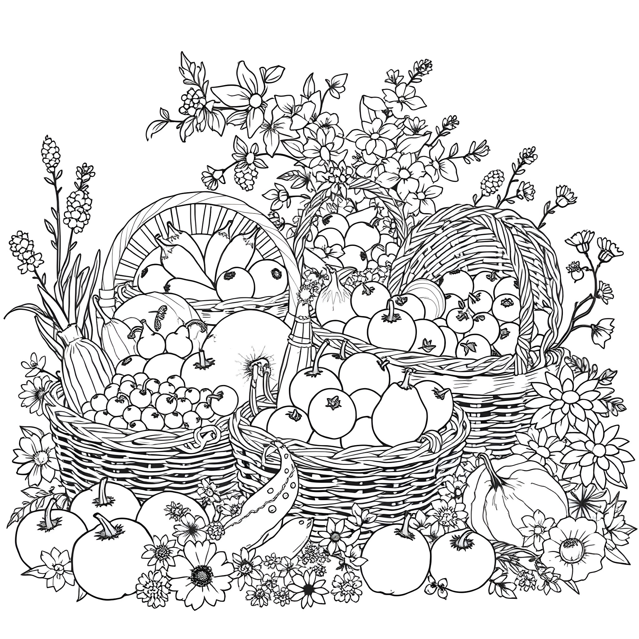 15 Best Basket Coloring Pages (Free Printable PDFs)