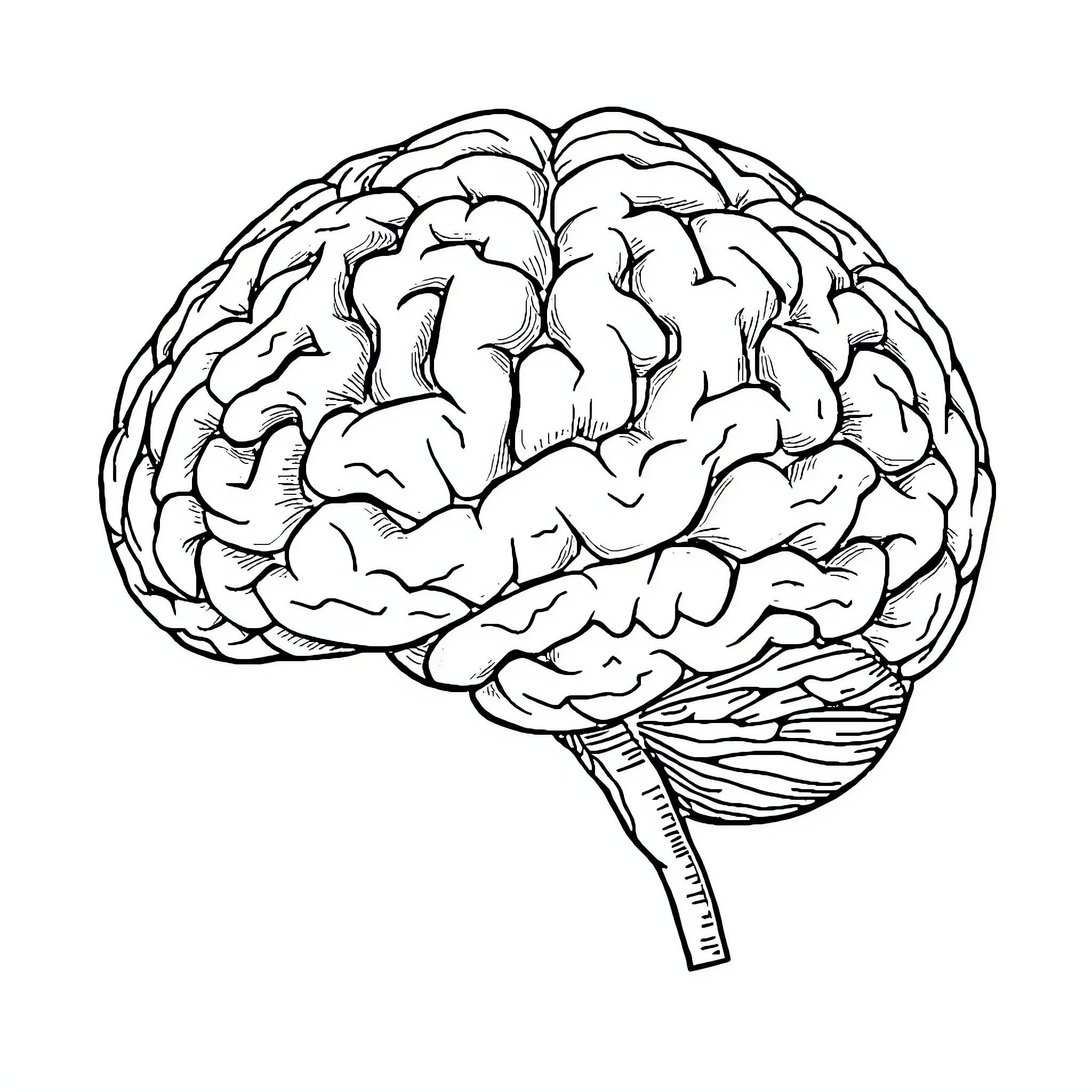 Best Brain Coloring Pages (Free Printable PDF)