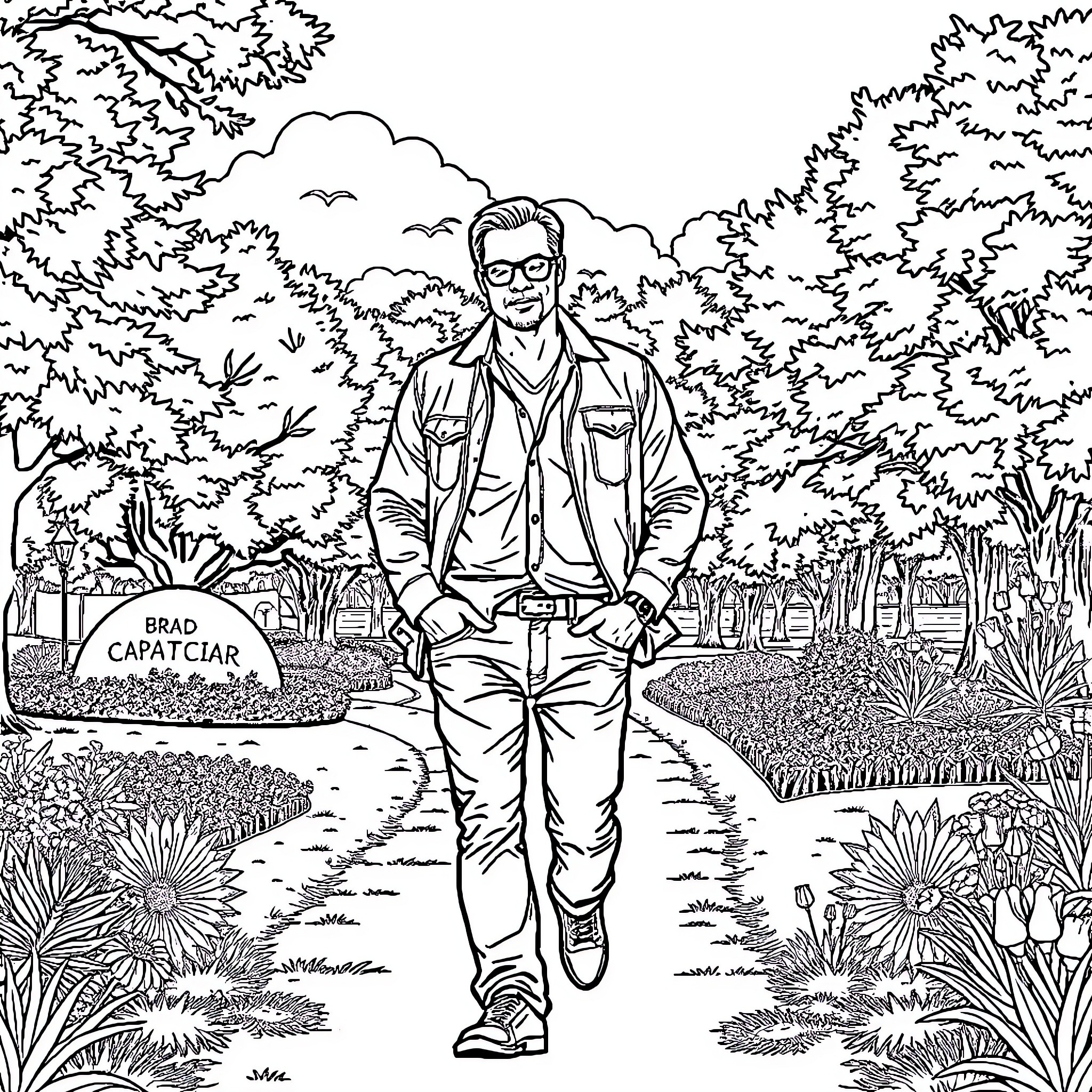 Best Brad Pitt Coloring Pages (Free Printable PDF)