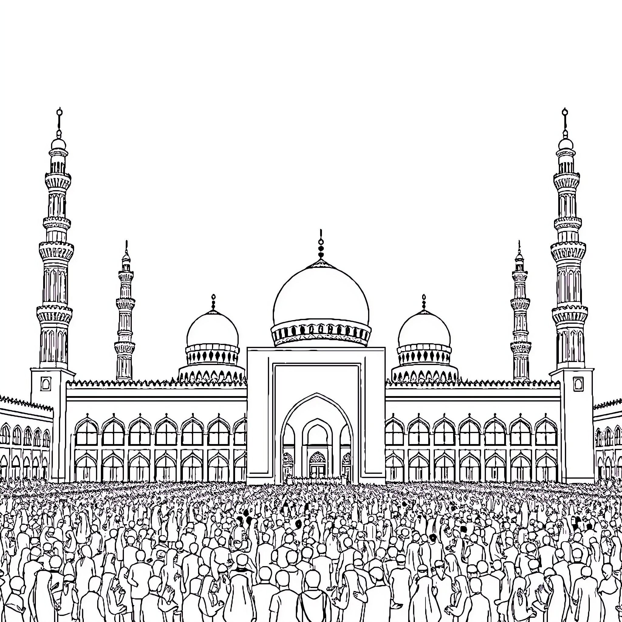 Best Masjid an Nabawi Coloring Pages (Free Printable PDF)