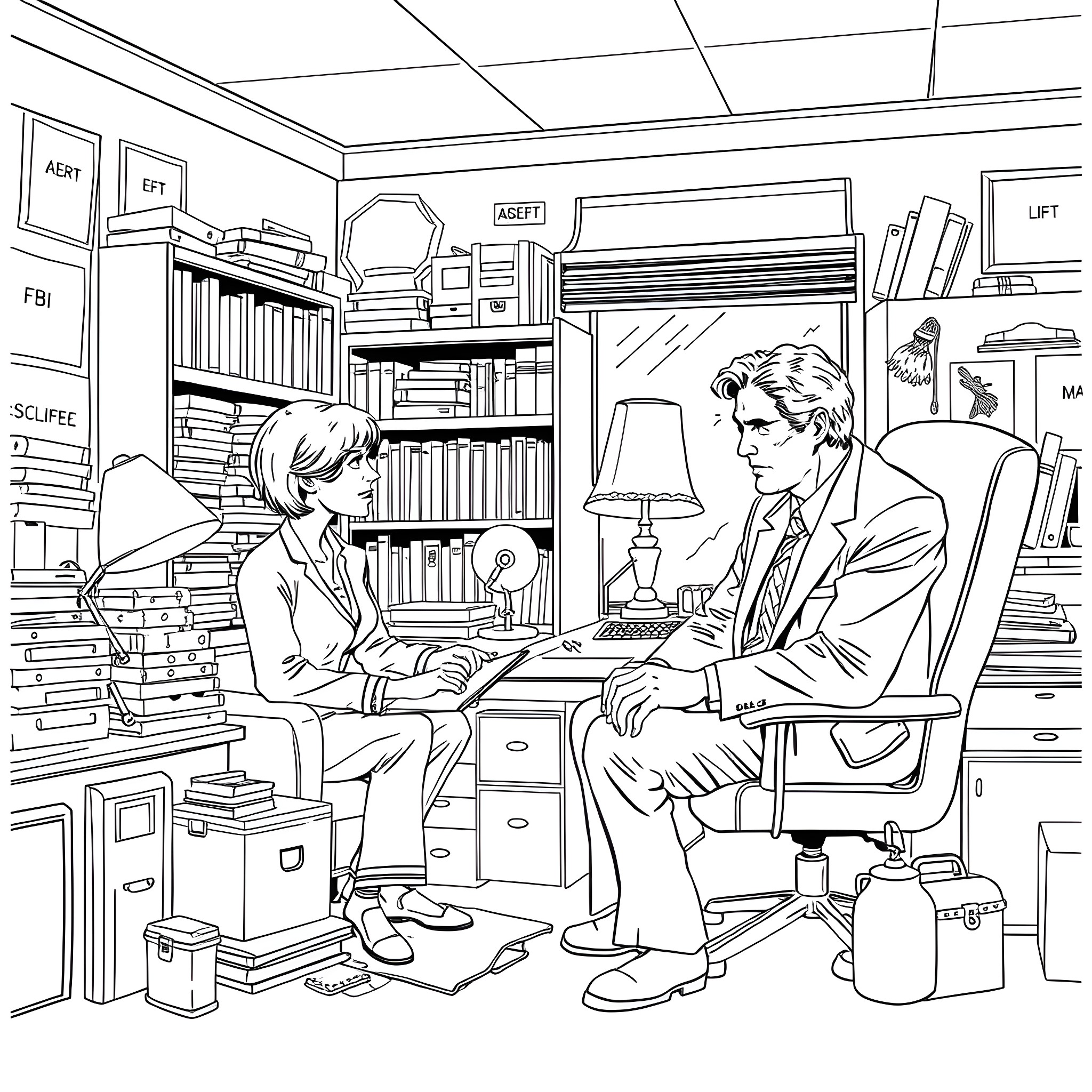 Best Agent Coloring Pages (Free Printable PDF)