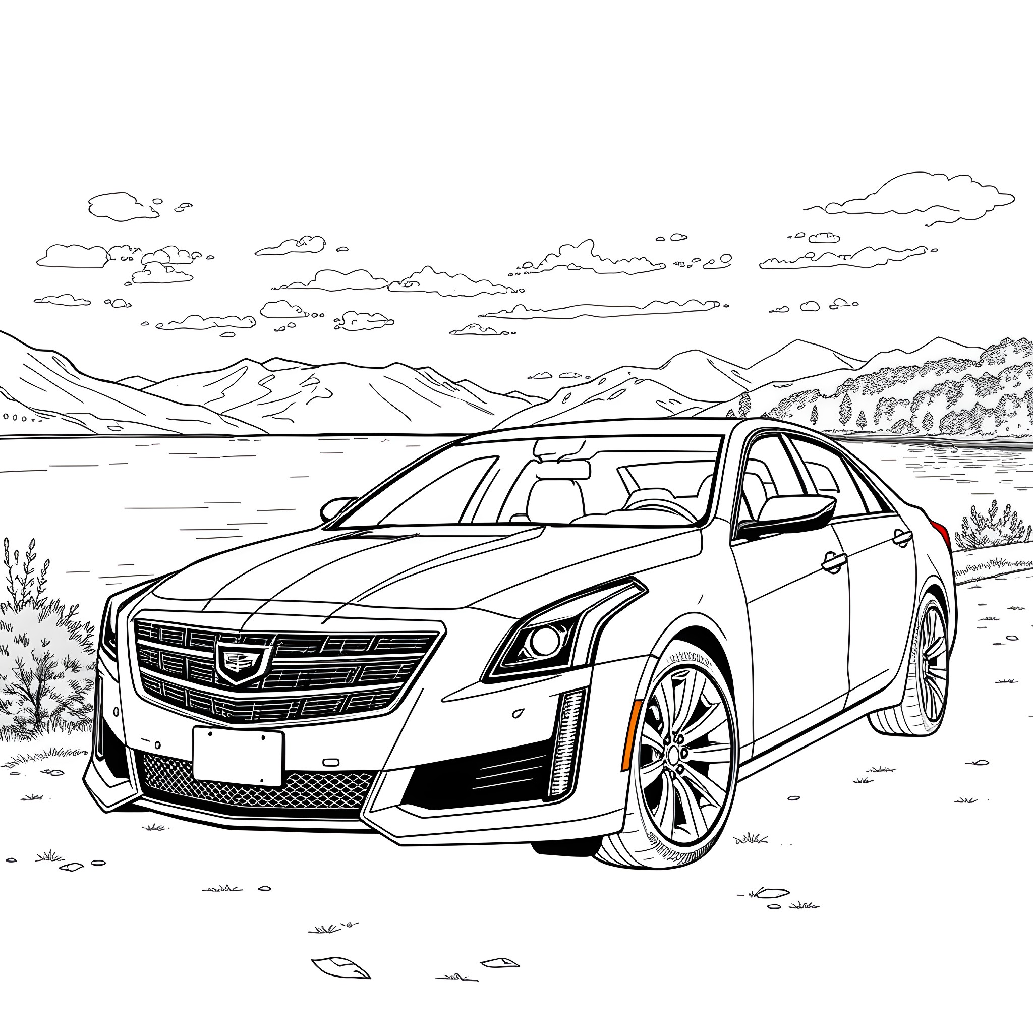 Best Cadillac Coloring Pages (Free Printable PDF)