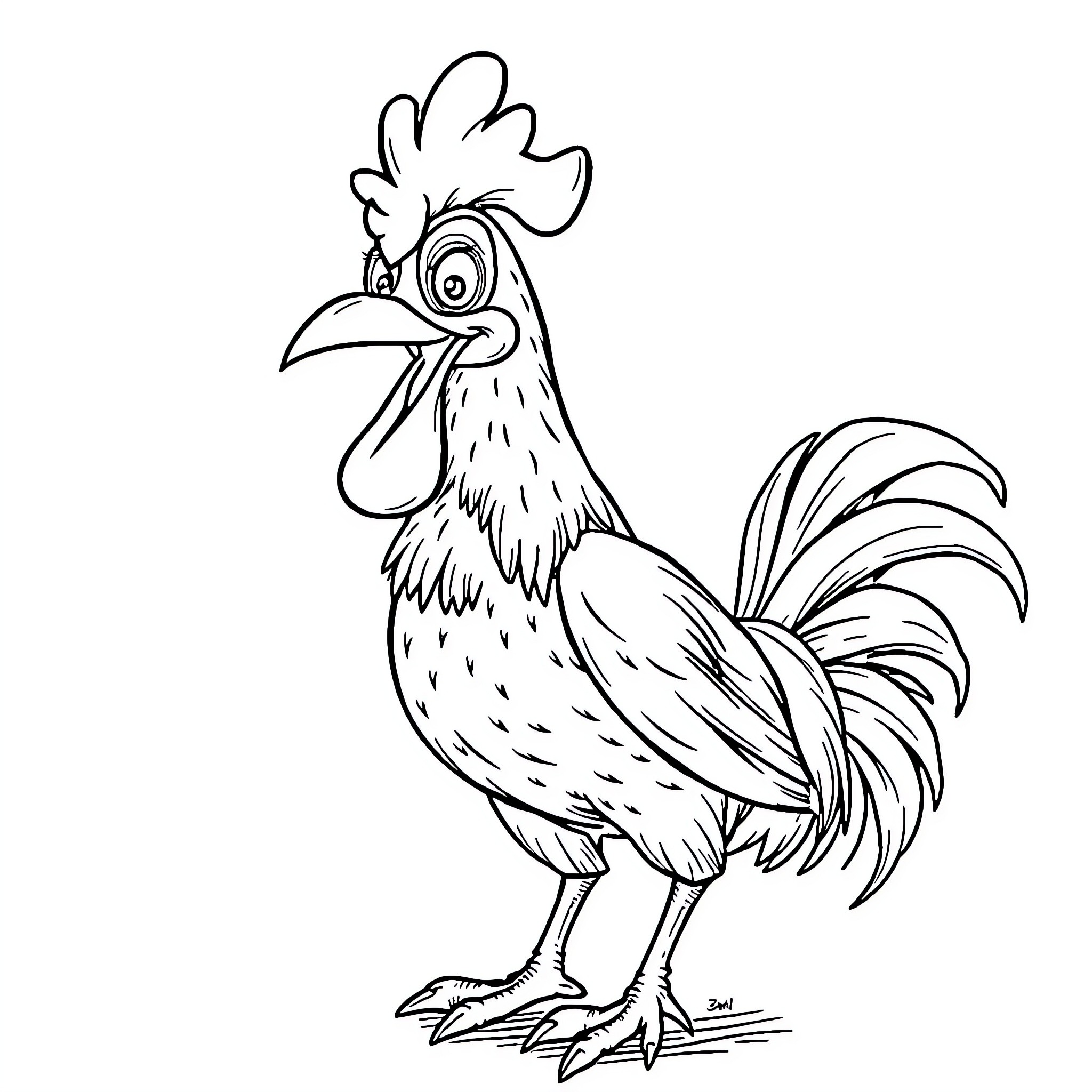Best Chicken Jockey Coloring Pages (Free Printable PDF)