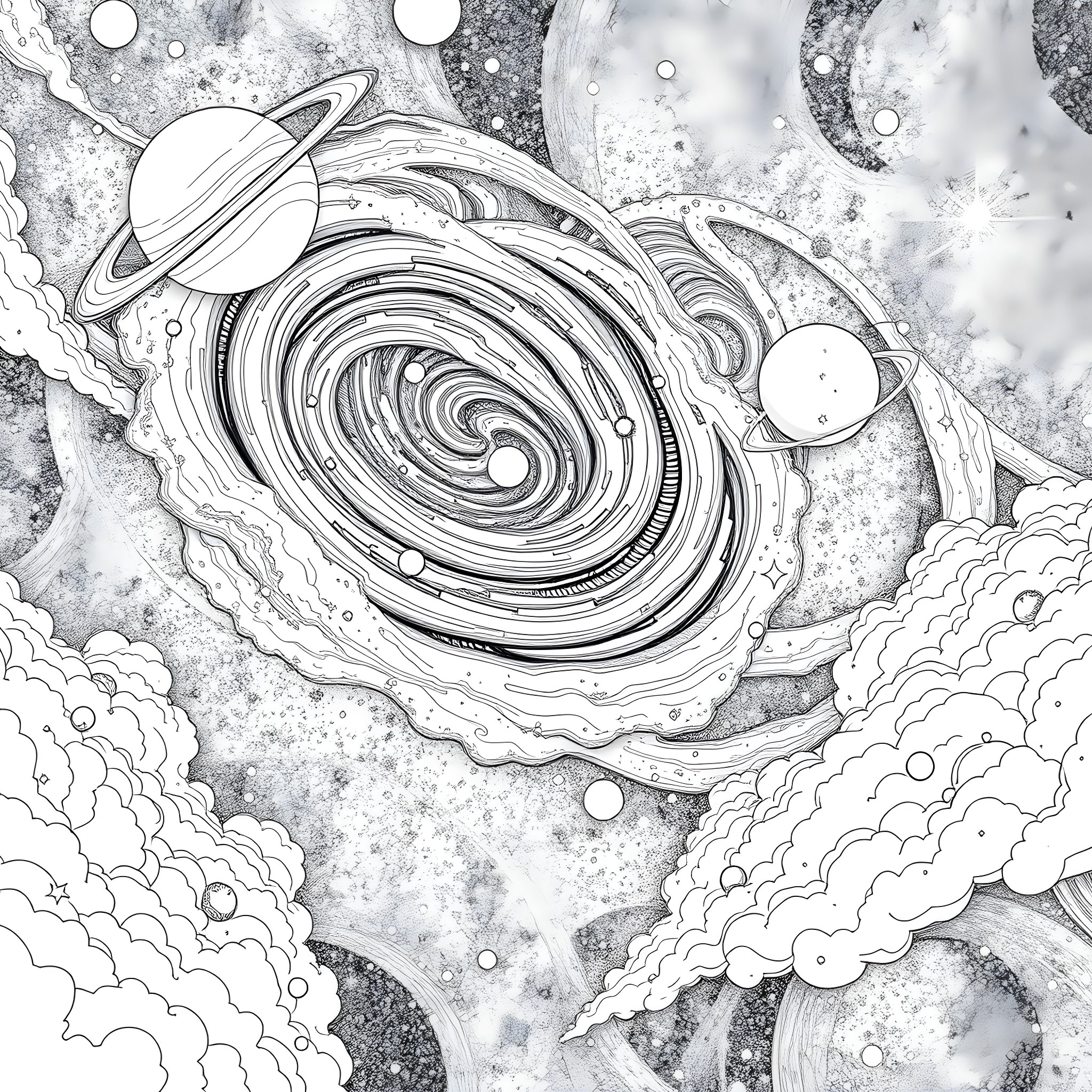 Best Space Coloring Pages (Free Printable PDF)