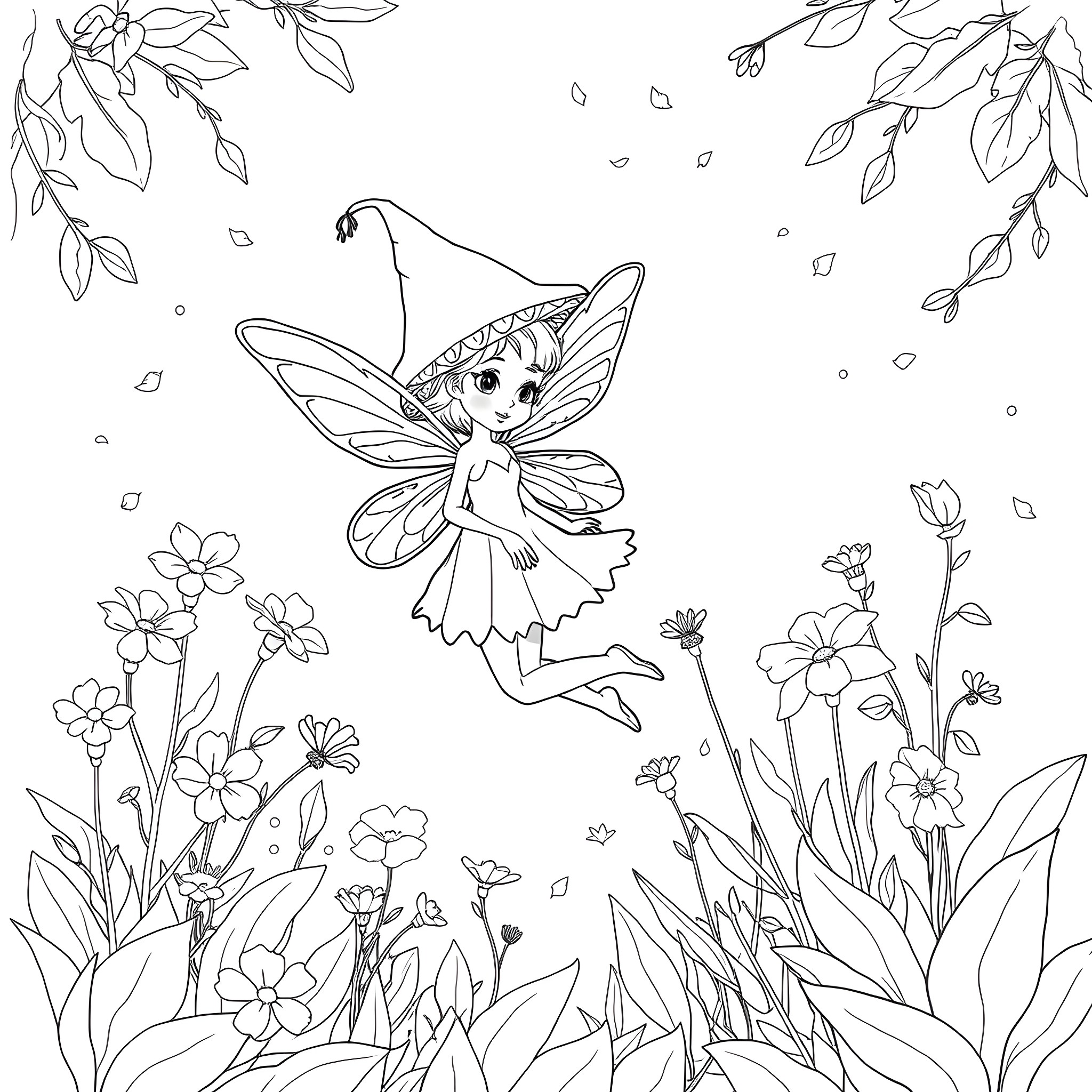 Best Fairy Coloring Pages (Free Printable PDF)
