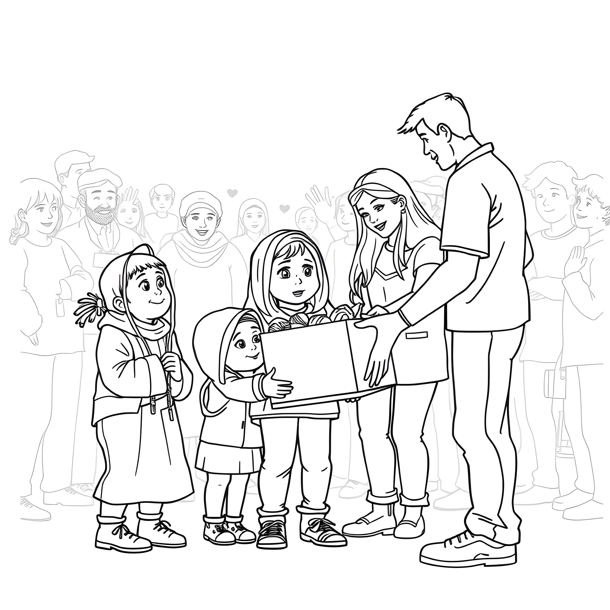 264 Best Family Coloring Pages (Free Printable PDFs)