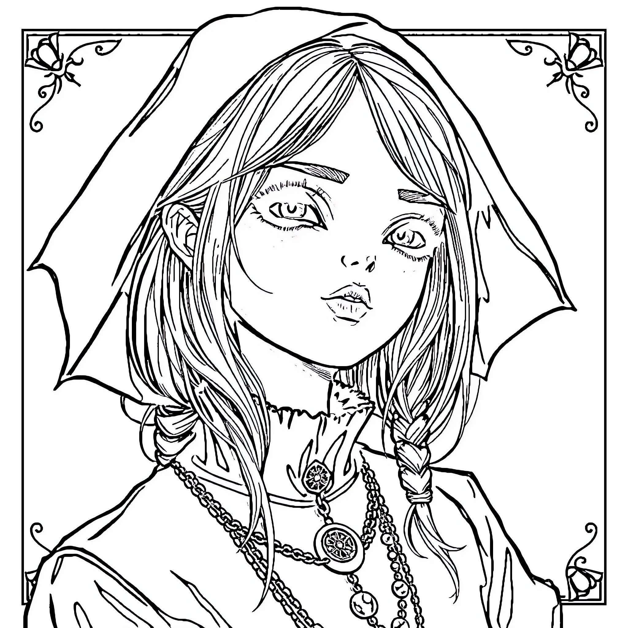 Best Goth Girl Coloring Pages (Free Printable PDF)