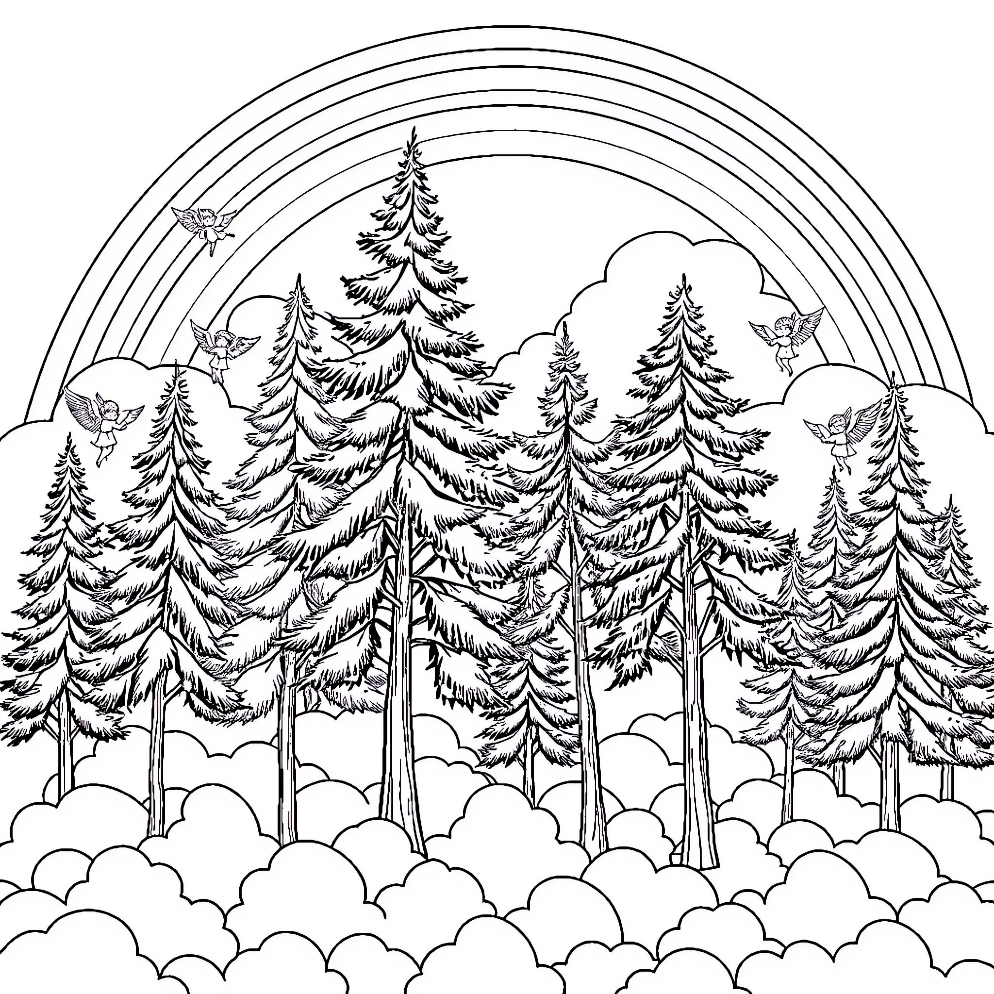 Best Tree Coloring Pages (Free Printable PDF)