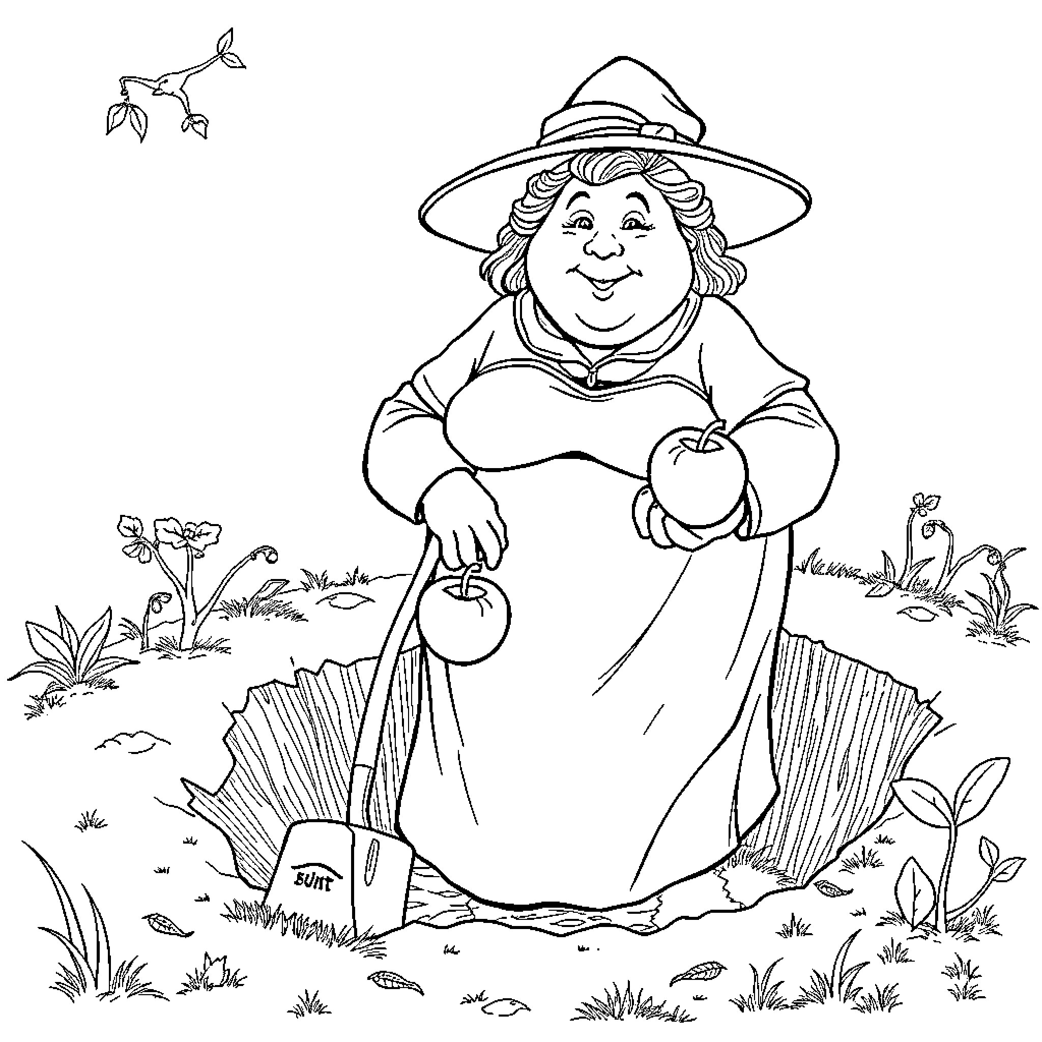 Best Lady Coloring Pages (Free Printable PDF)