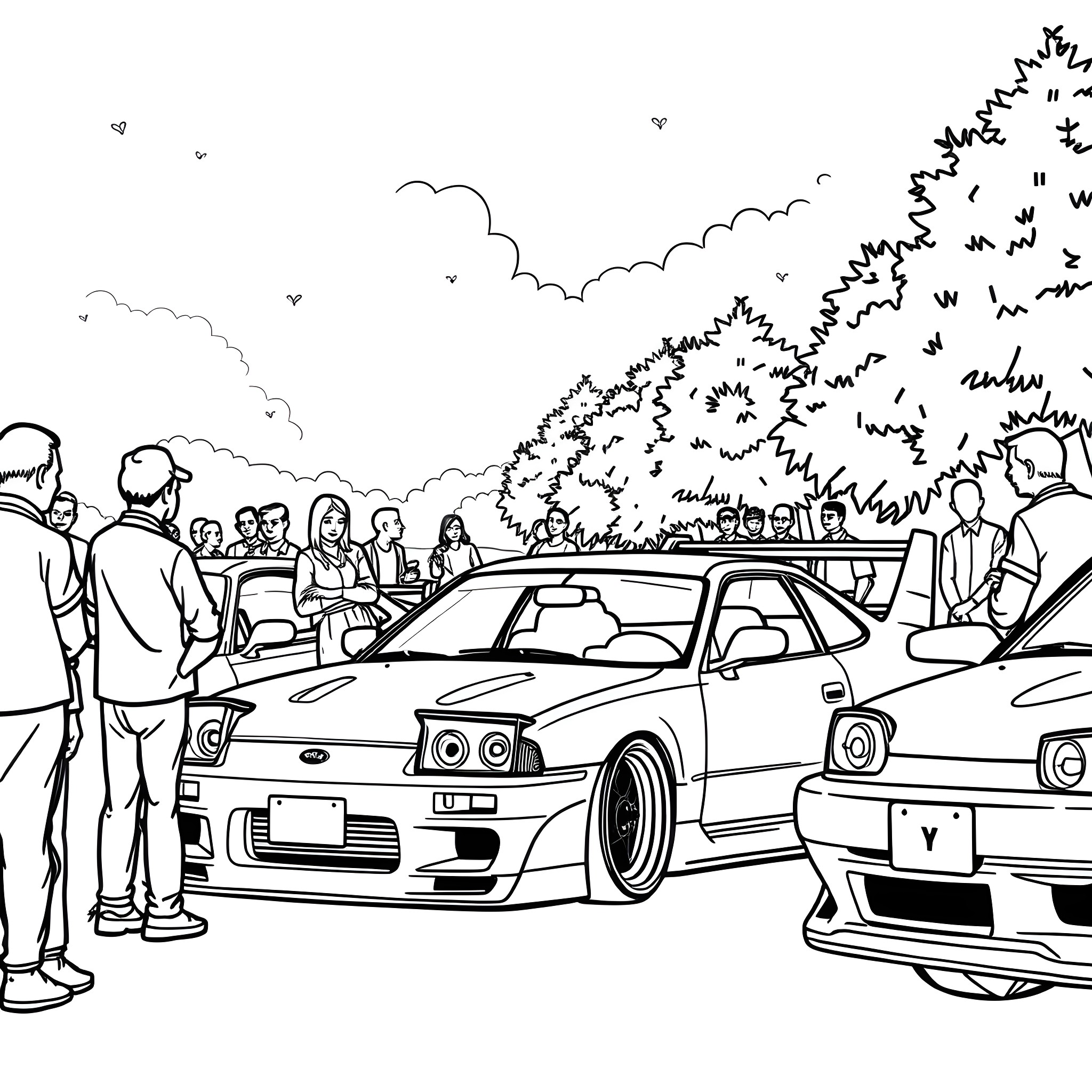 Best JDM Car Coloring Pages (Free Printable PDF)