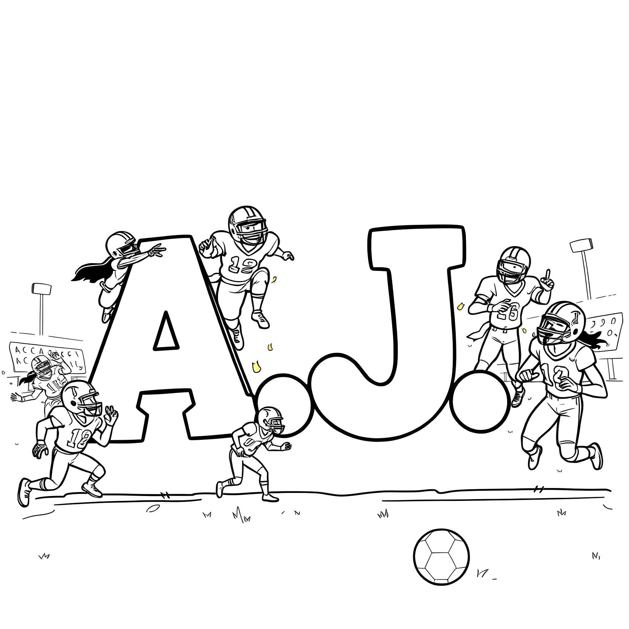 2 Best AJ Coloring Pages (Free Printable PDFs)