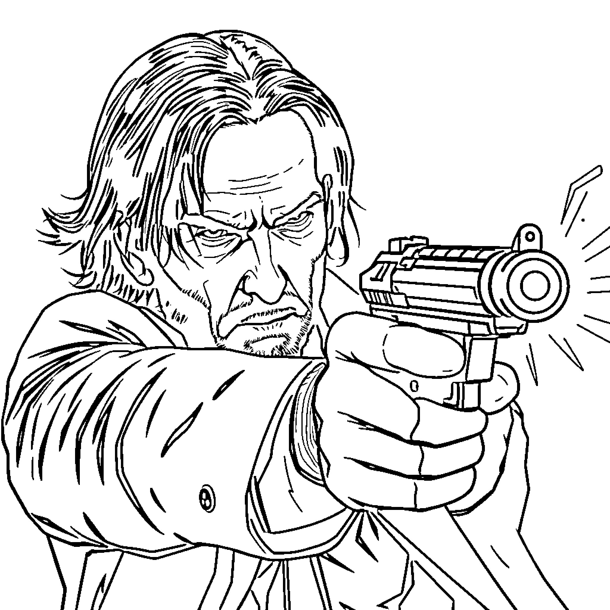 Best John Wick Coloring Pages (Free Printable PDF)