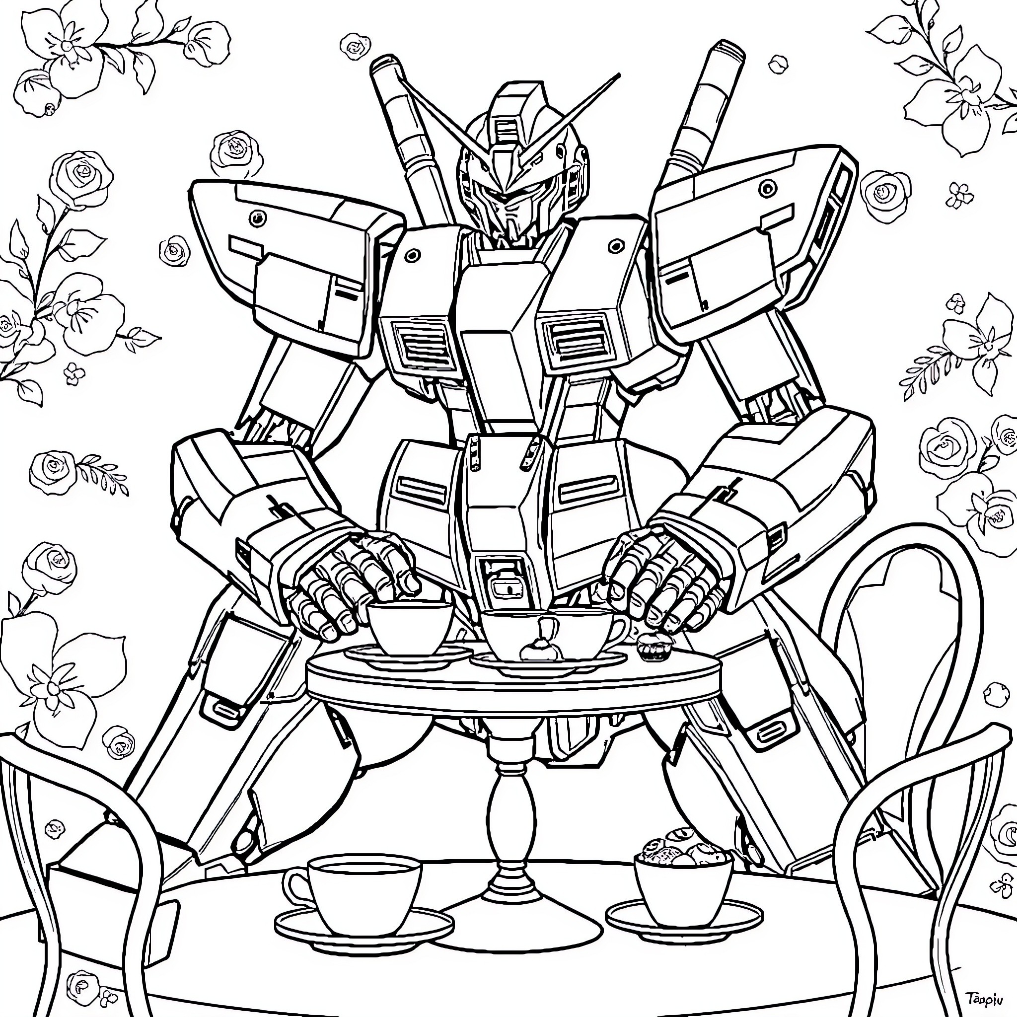 Best Gundam Coloring Pages (Free Printable PDF)