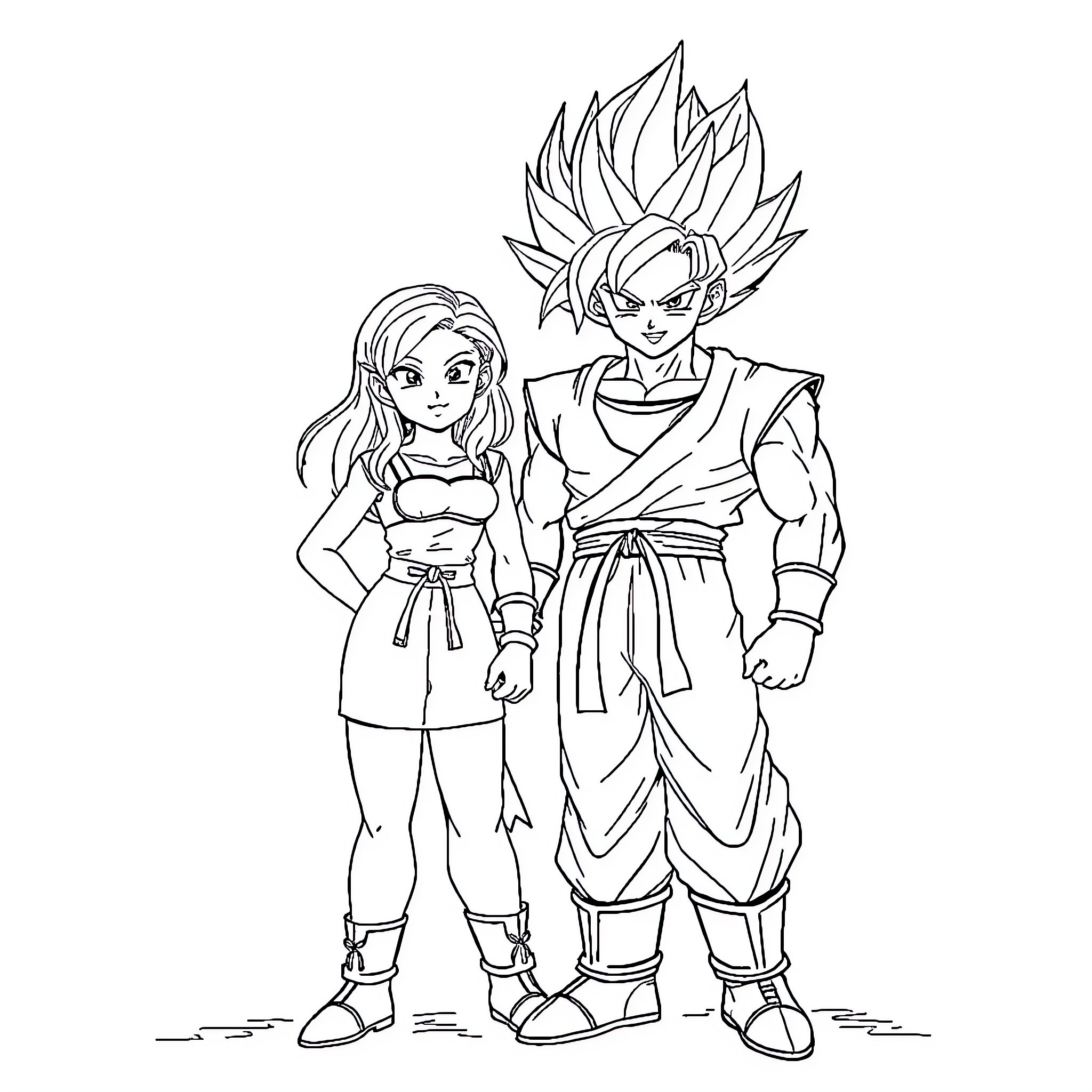 40 Best Sangoku Coloring Pages (Free Printable PDFs)